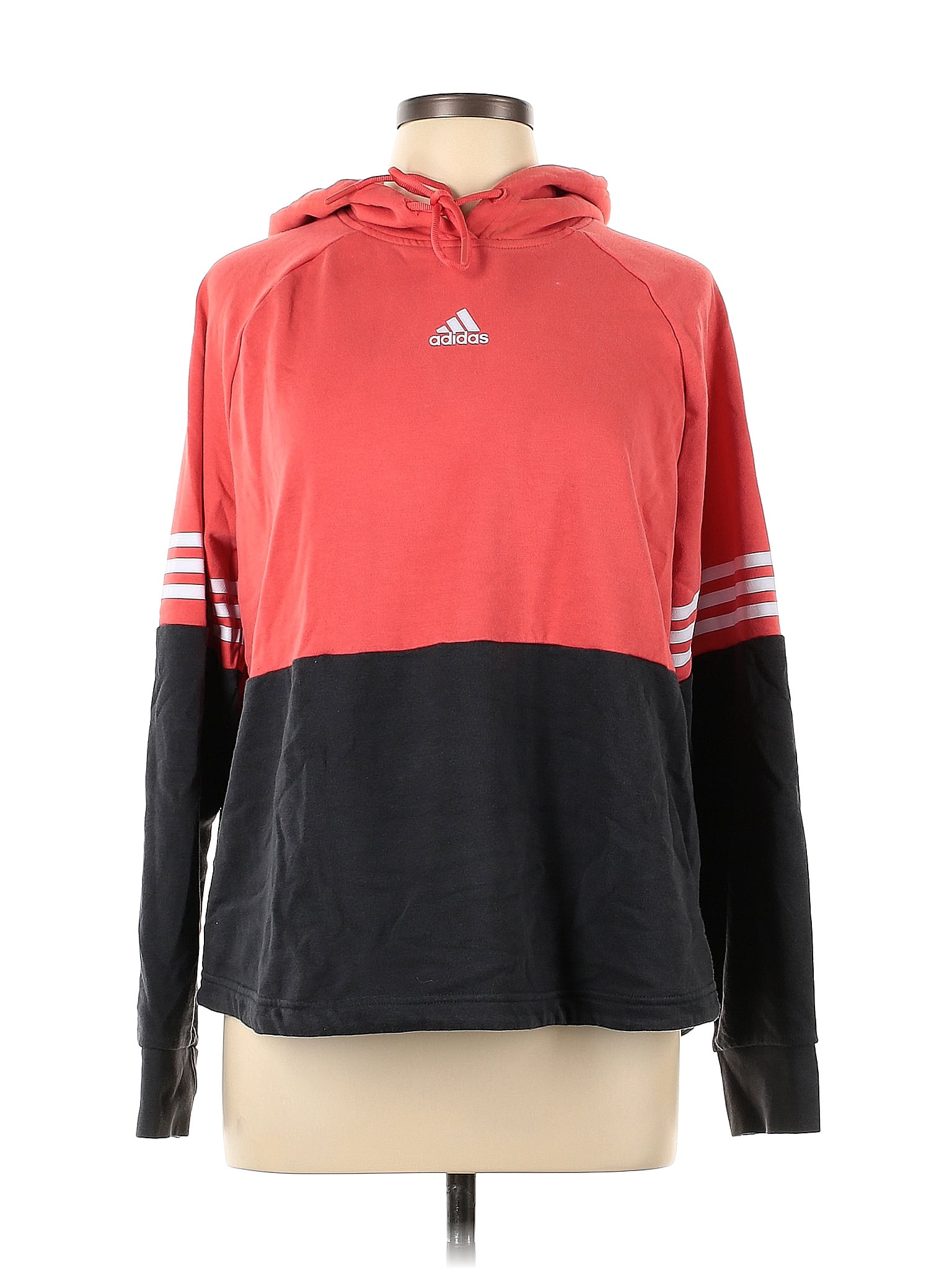 Adidas Multi Color Red Pullover Hoodie Size XL - 58% off | thredUP