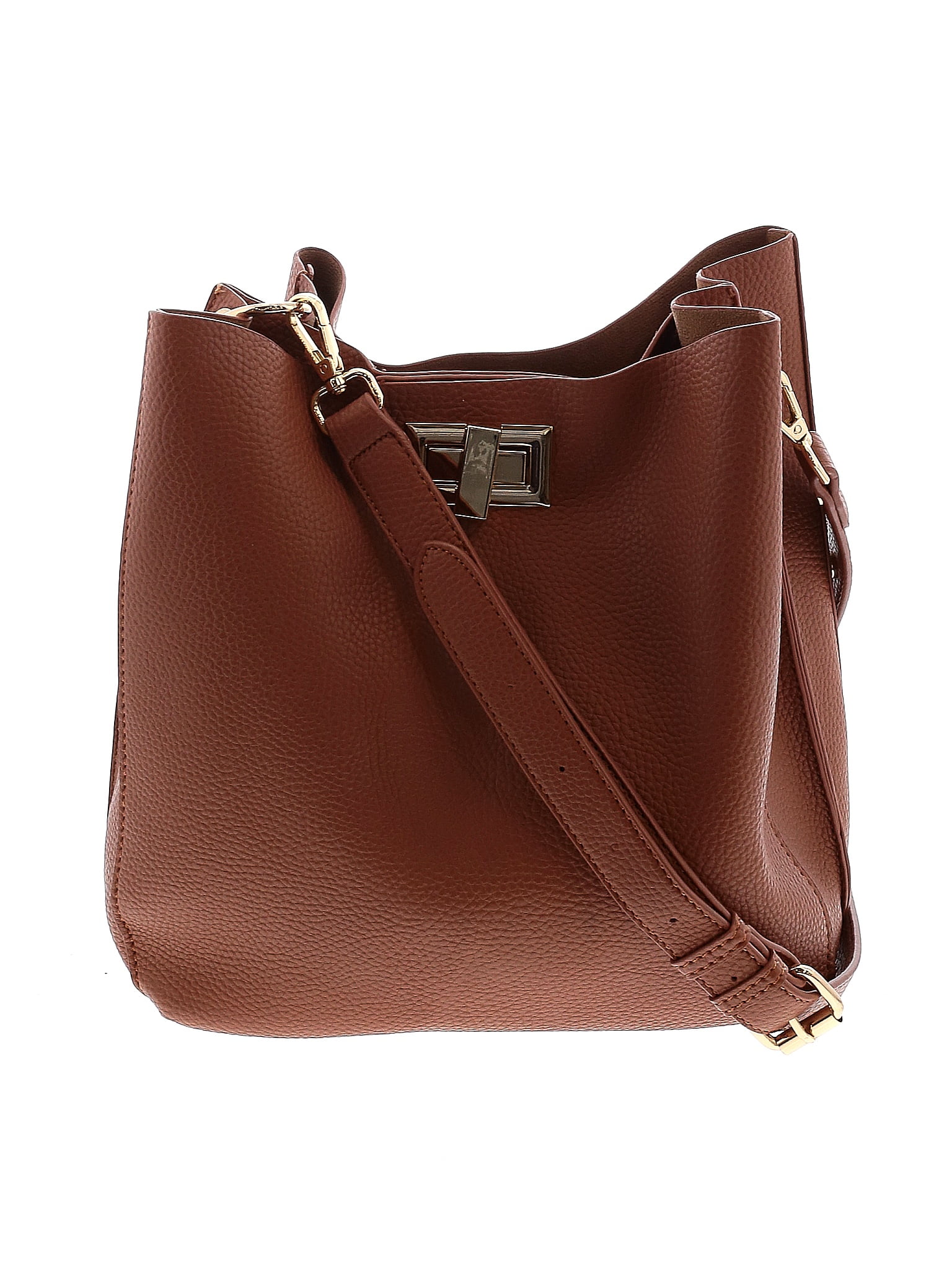 Lulus Solid Brown Leather Crossbody Bag One Size - 62% off | thredUP