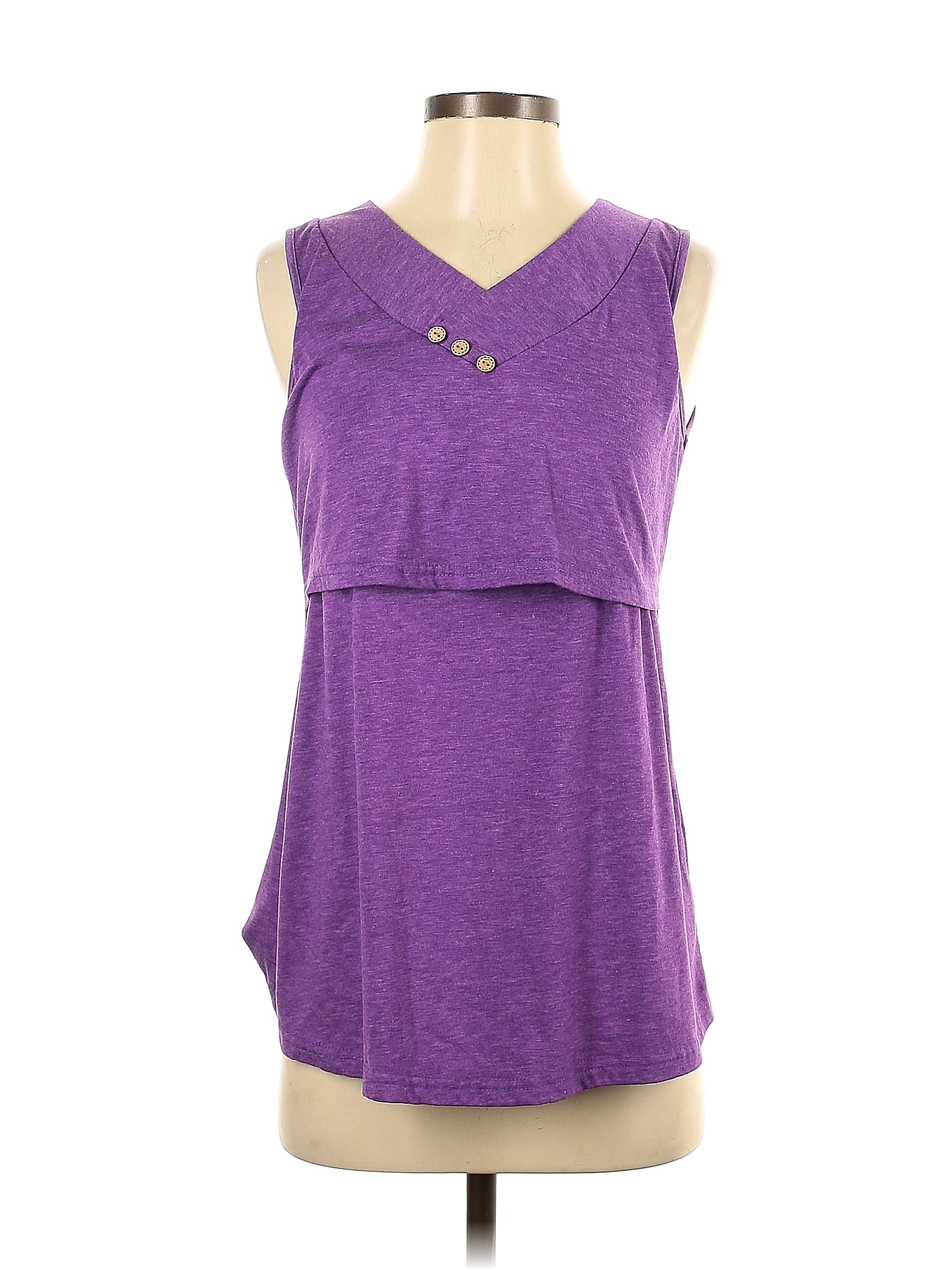 Assorted Brands Purple Sleeveless Top Size S 56 Off Thredup