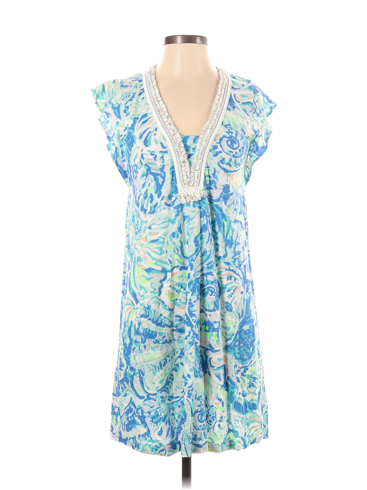 Lilly Pulitzer Multi Color Blue Casual Dress Size Xxs 60 Off Thredup