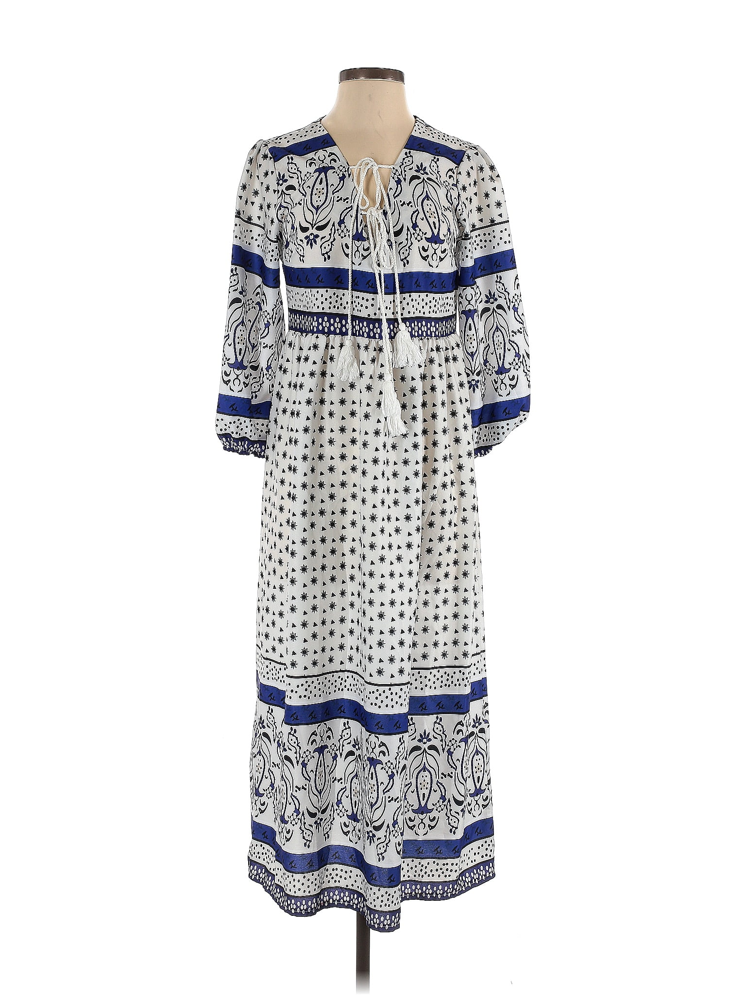 Misslook Multi Color Blue Casual Dress Size S 58 Off Thredup