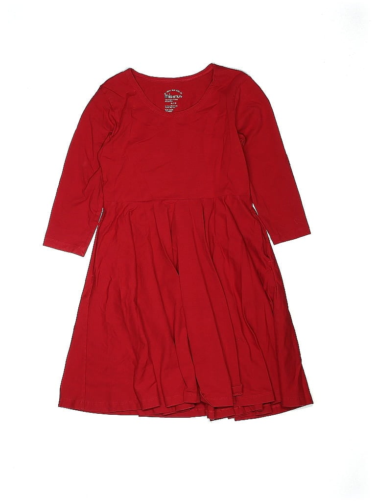 Mighty Fine Solid Red Dress Size 12 - 47% off | thredUP