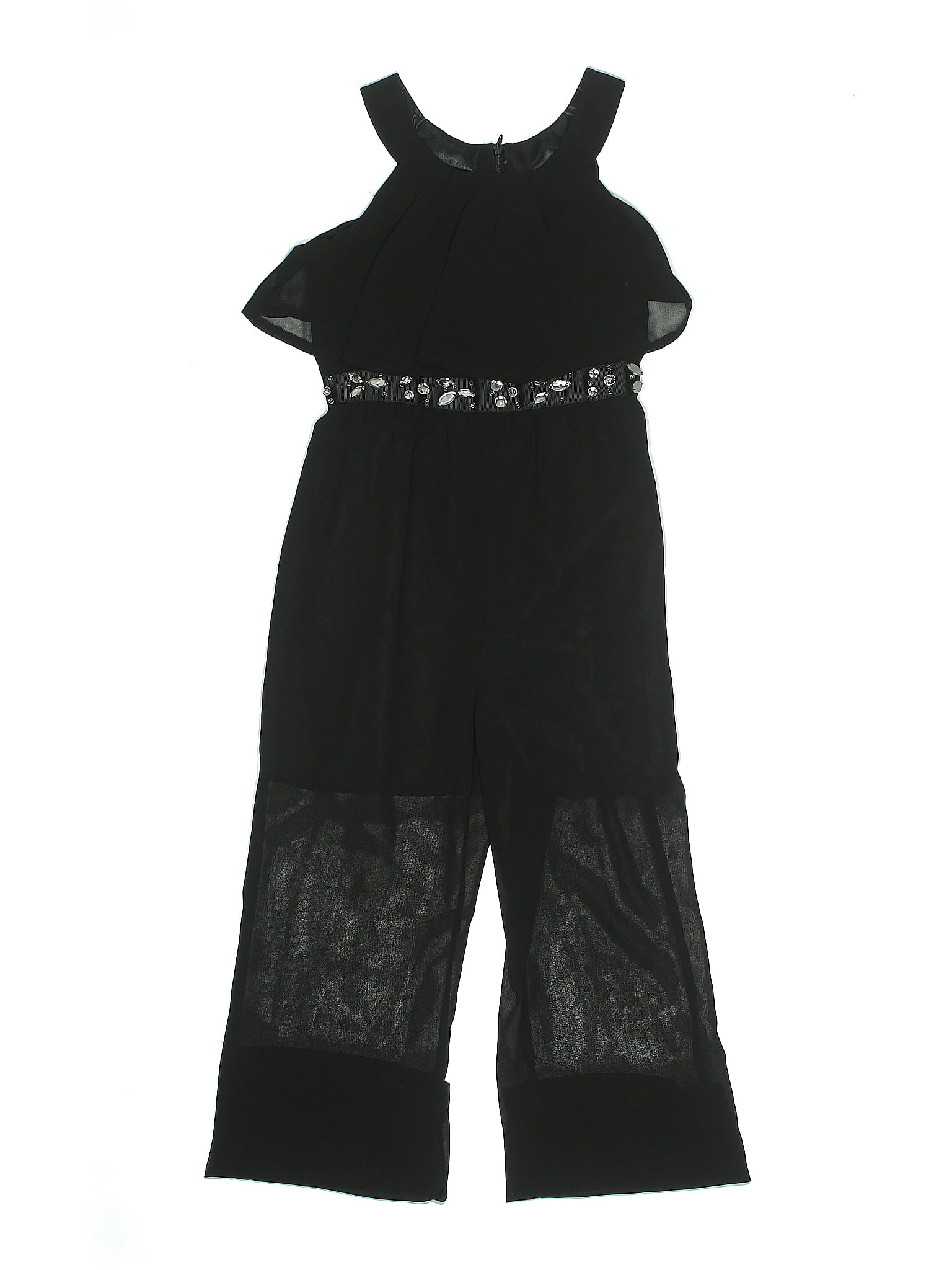 IEFIEL Solid Black Jumpsuit Size 8 - 45% off | thredUP