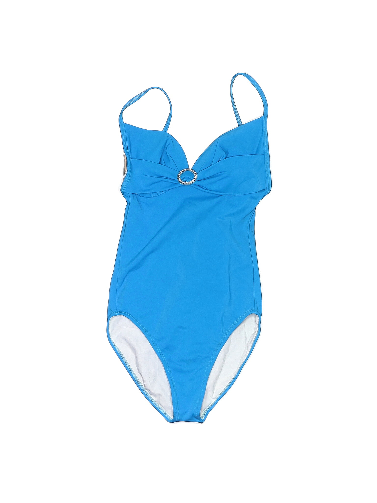 Assorted Brands Solid Blue One Piece Swimsuit Size XS - 44% off | thredUP