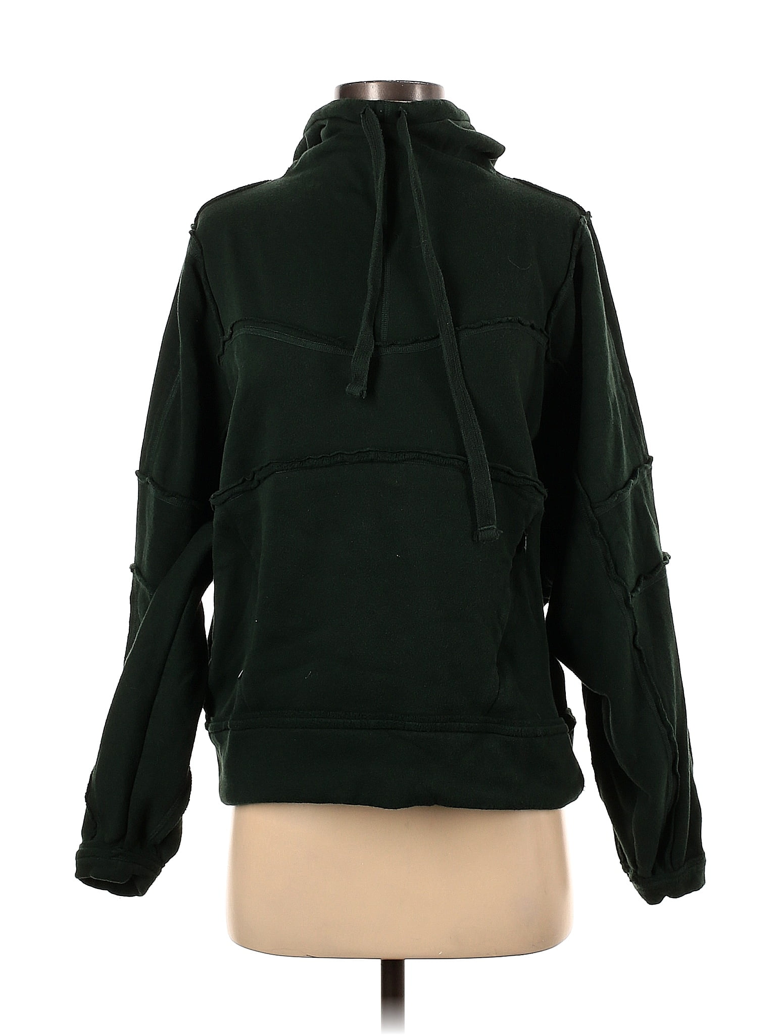 Alo Yoga Solid Green Pullover Hoodie Size S - 63% off | ThredUp