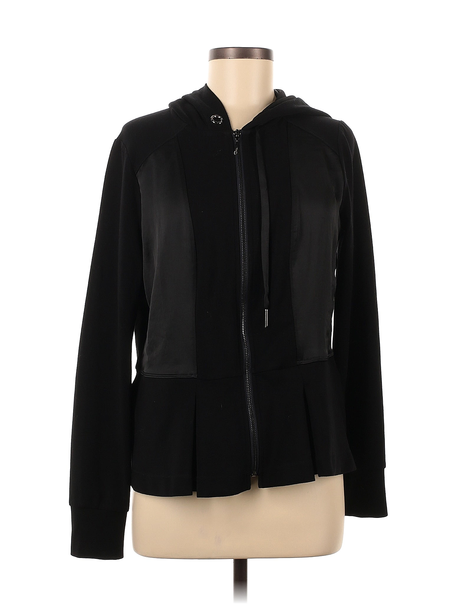 White House Black Market Solid Black Track Jacket Size M - 65% off ...