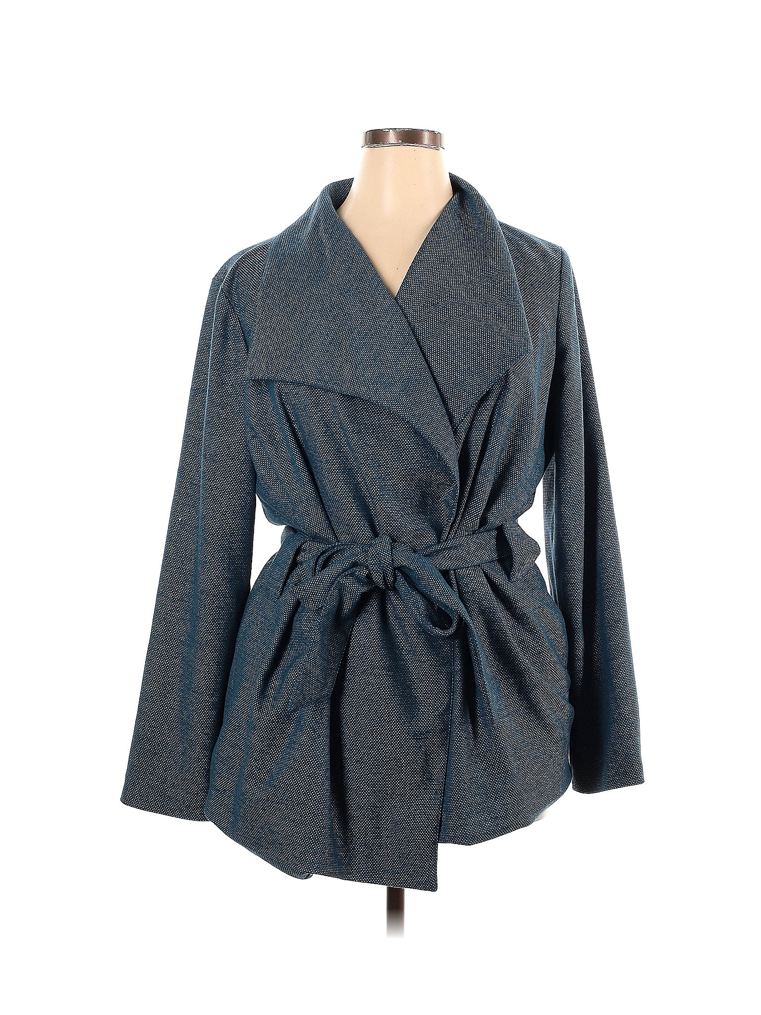 Ann Taylor Factory Multi Color Blue Coat Size XL - 45% off | thredUP