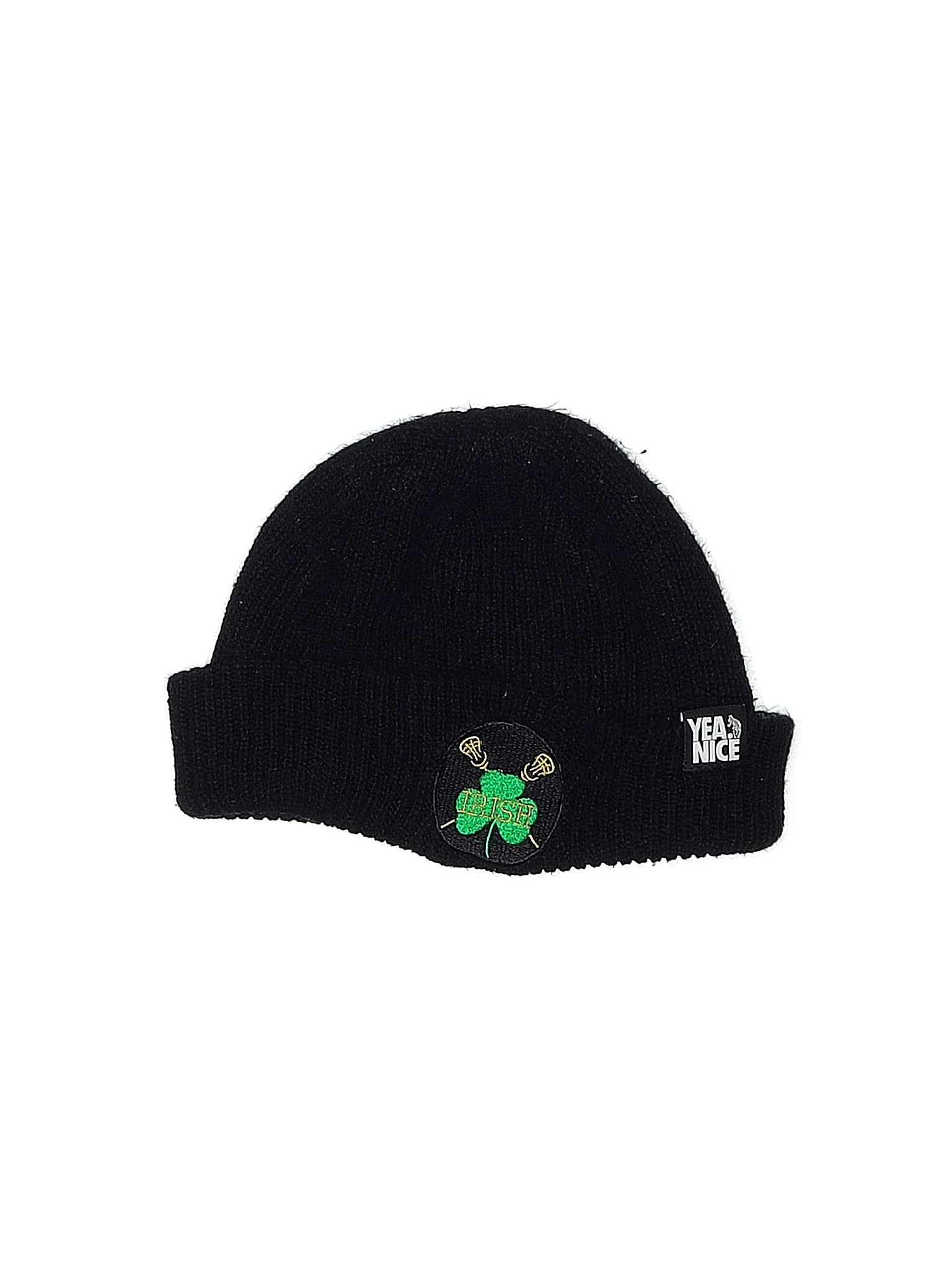 Yea. Nice 100% Acrylic Solid Black Beanie One Size - 56% off | thredUP