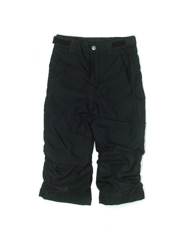 Columbia 100% Nylon Solid Black Snow Pants Size 4T - 50% off | thredUP