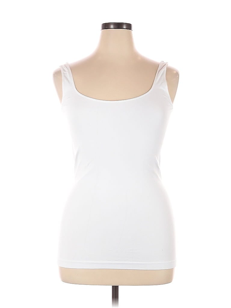 Last Tango Solid White Tank Top Size XL - 73% off | thredUP