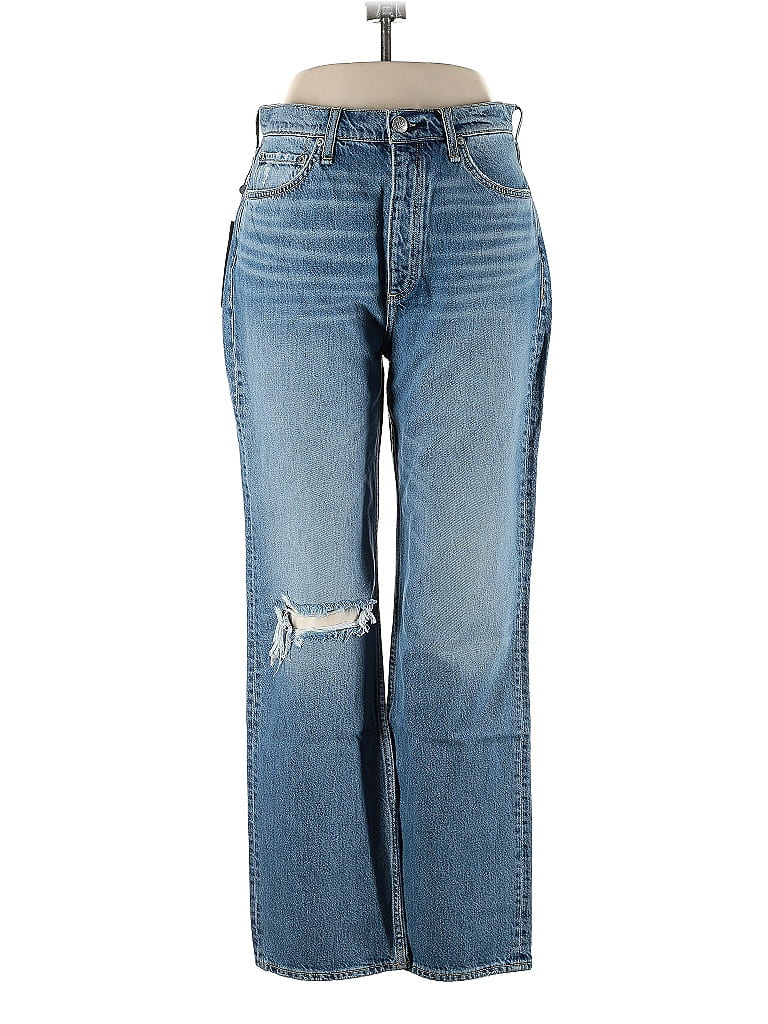 Rag & Bone Solid Blue Jeans 30 Waist - 77% off | thredUP