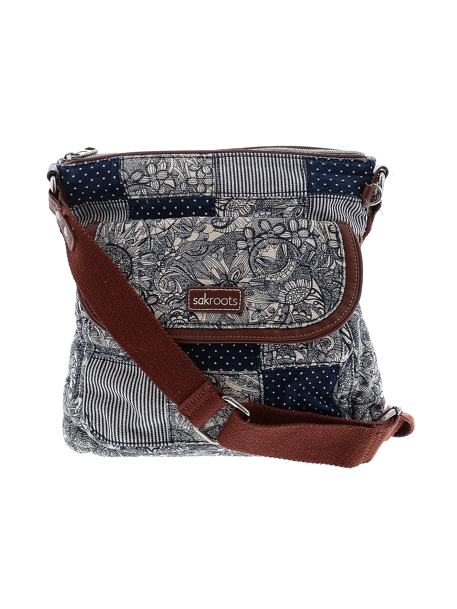 The Sak Color Block Multi Color Blue Crossbody Bag One Size - 46% off ...