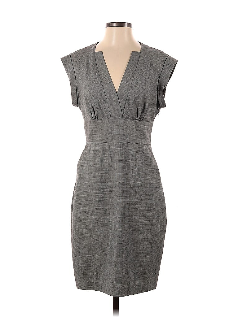 Ted Baker London Multi Color Gray Casual Dress Size 6 2 65 Off