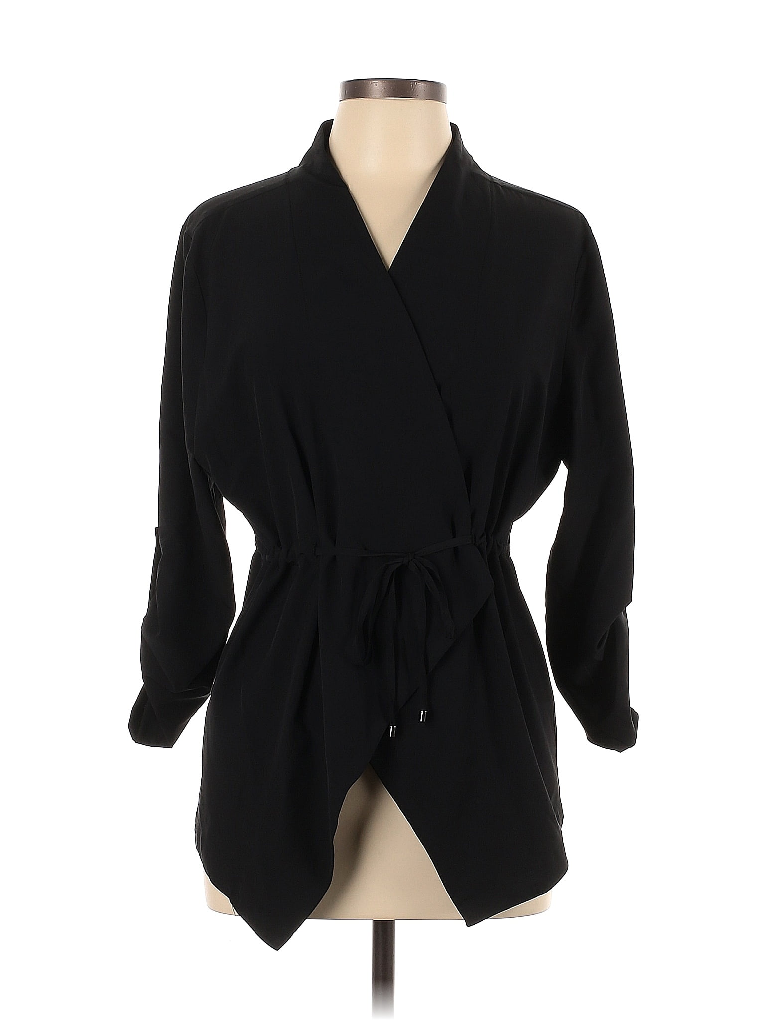 Soho Solid Black Jacket Size M - 77% off | thredUP