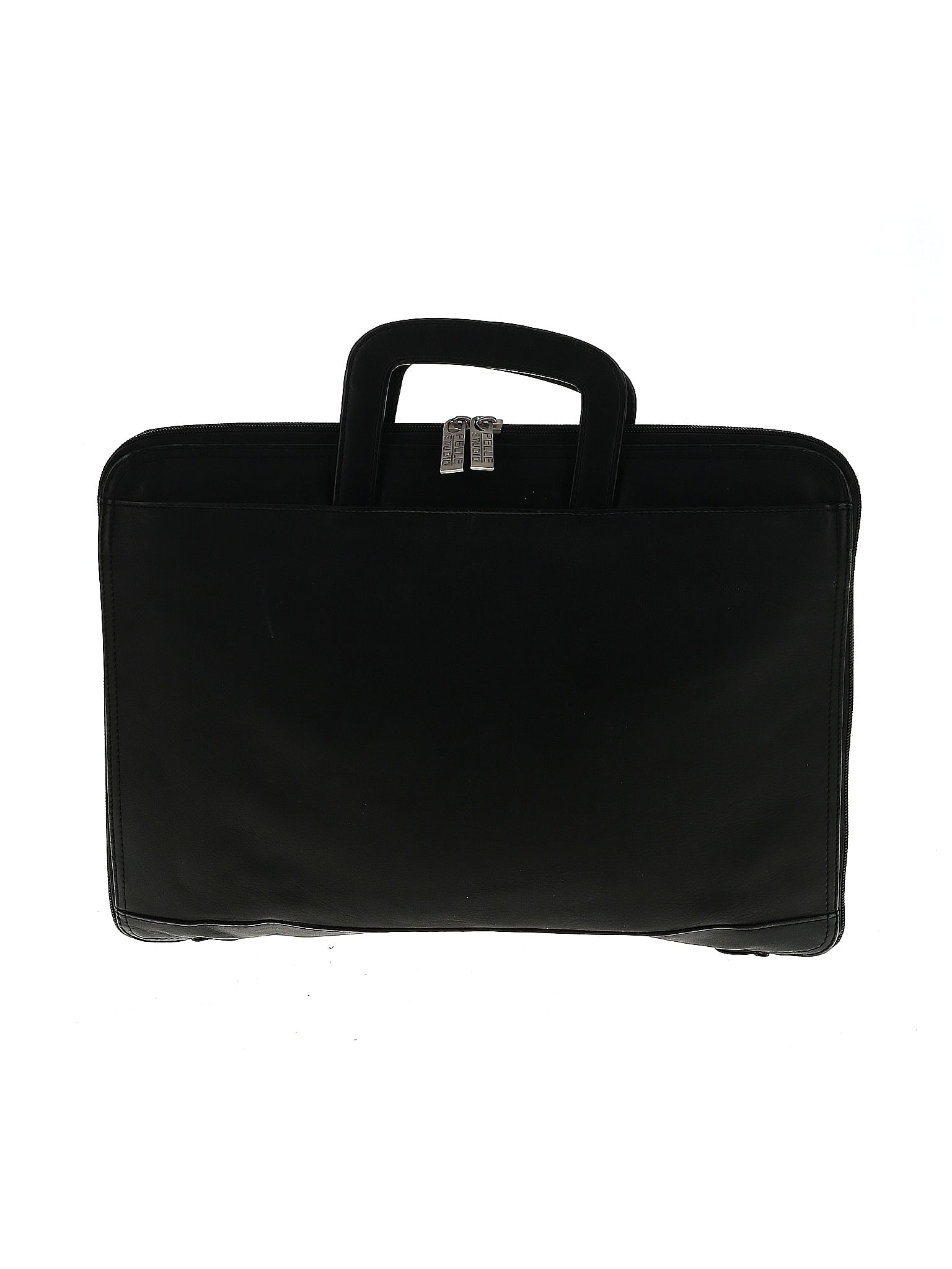 Pelle Studio 100% Leather Solid Black Leather Laptop Bag One Size - 61% ...