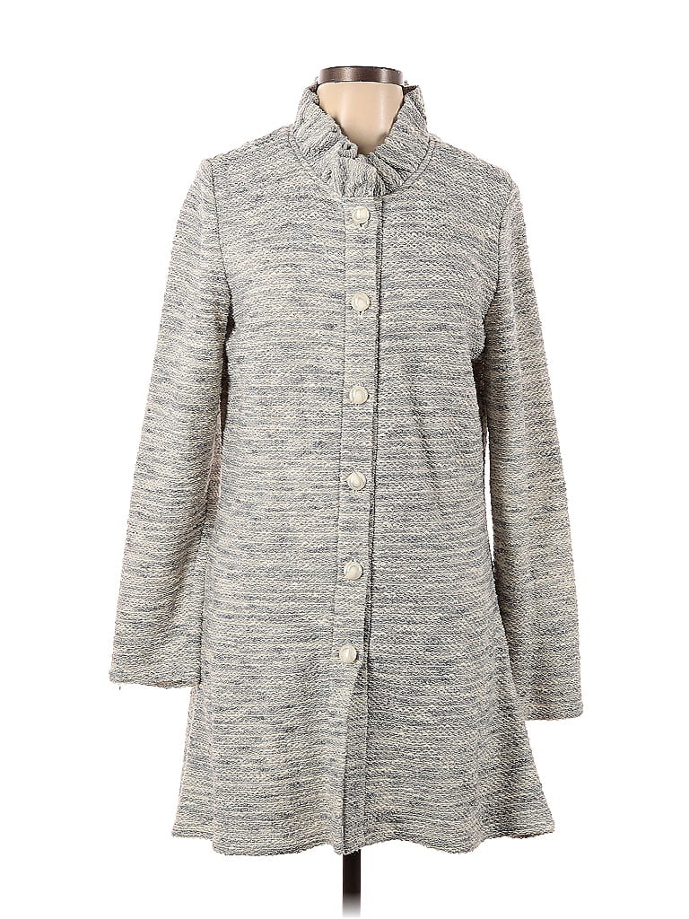 Sara Campbell Marled Gray Coat Size L - 75% off | thredUP