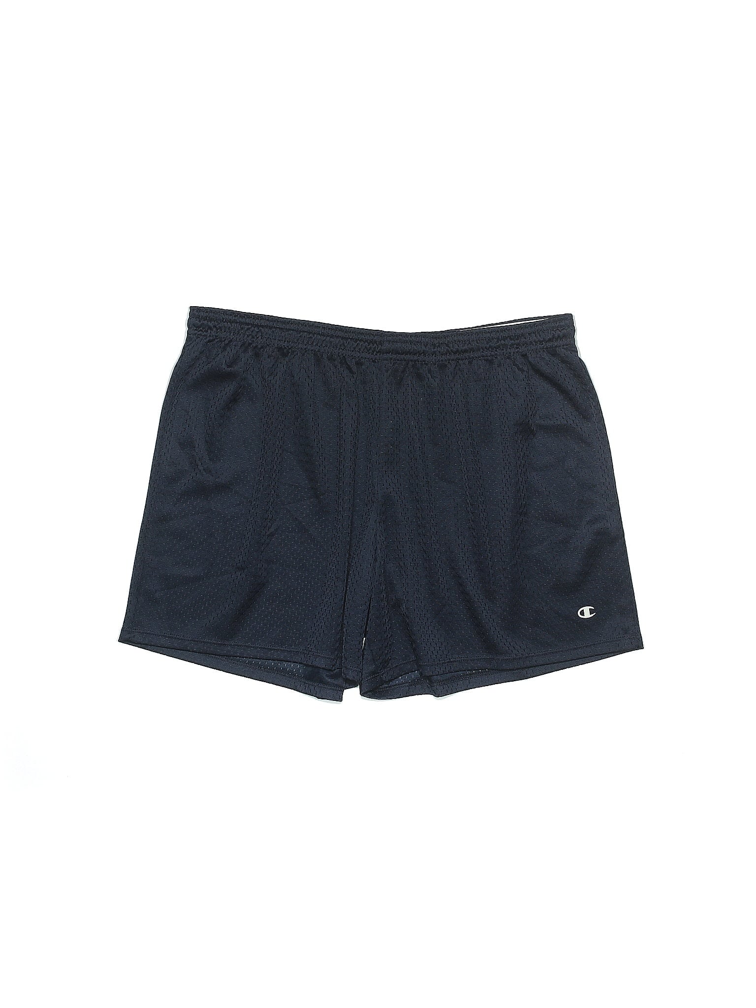 Champion 100% Polyester Solid Tortoise Stars Blue Athletic Shorts Size ...