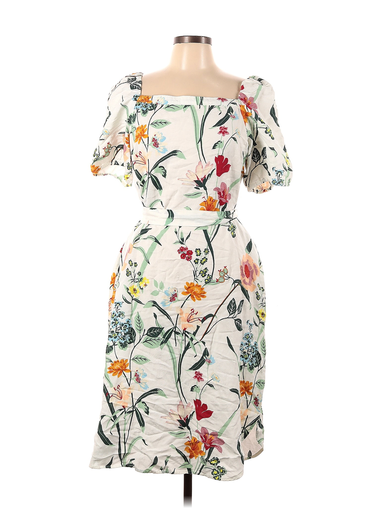 Ann Taylor Loft Ivory Casual Dress Size 10 65 Off Thredup