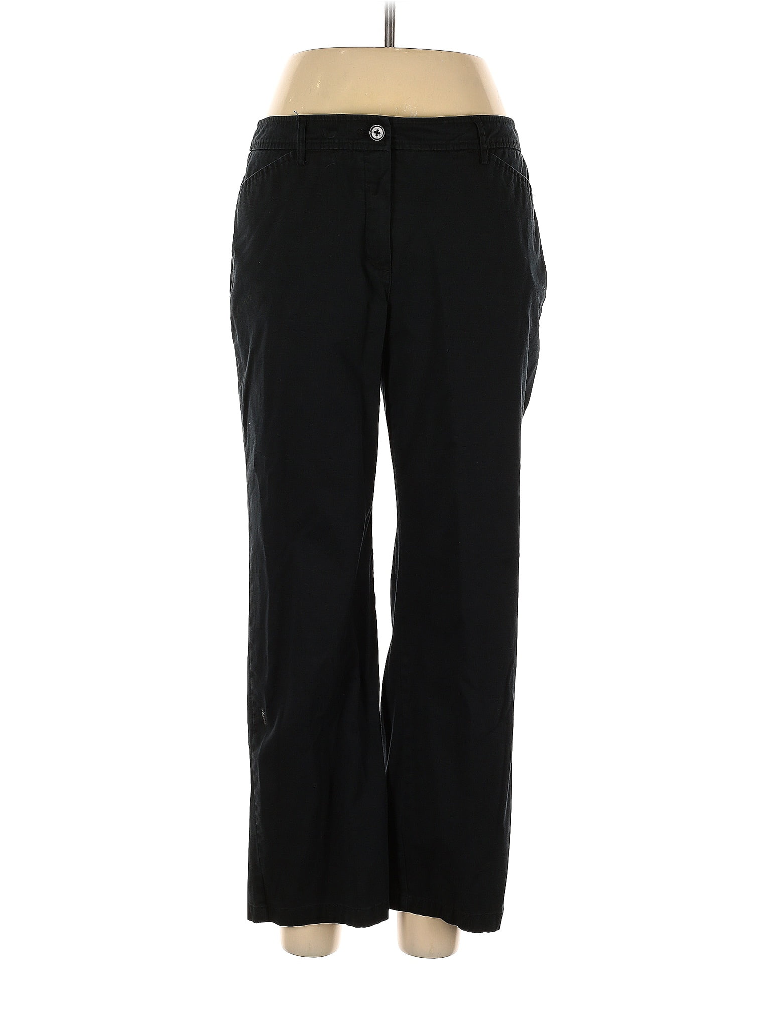 Westbound Solid Black Casual Pants Size 10 - 62% off | thredUP