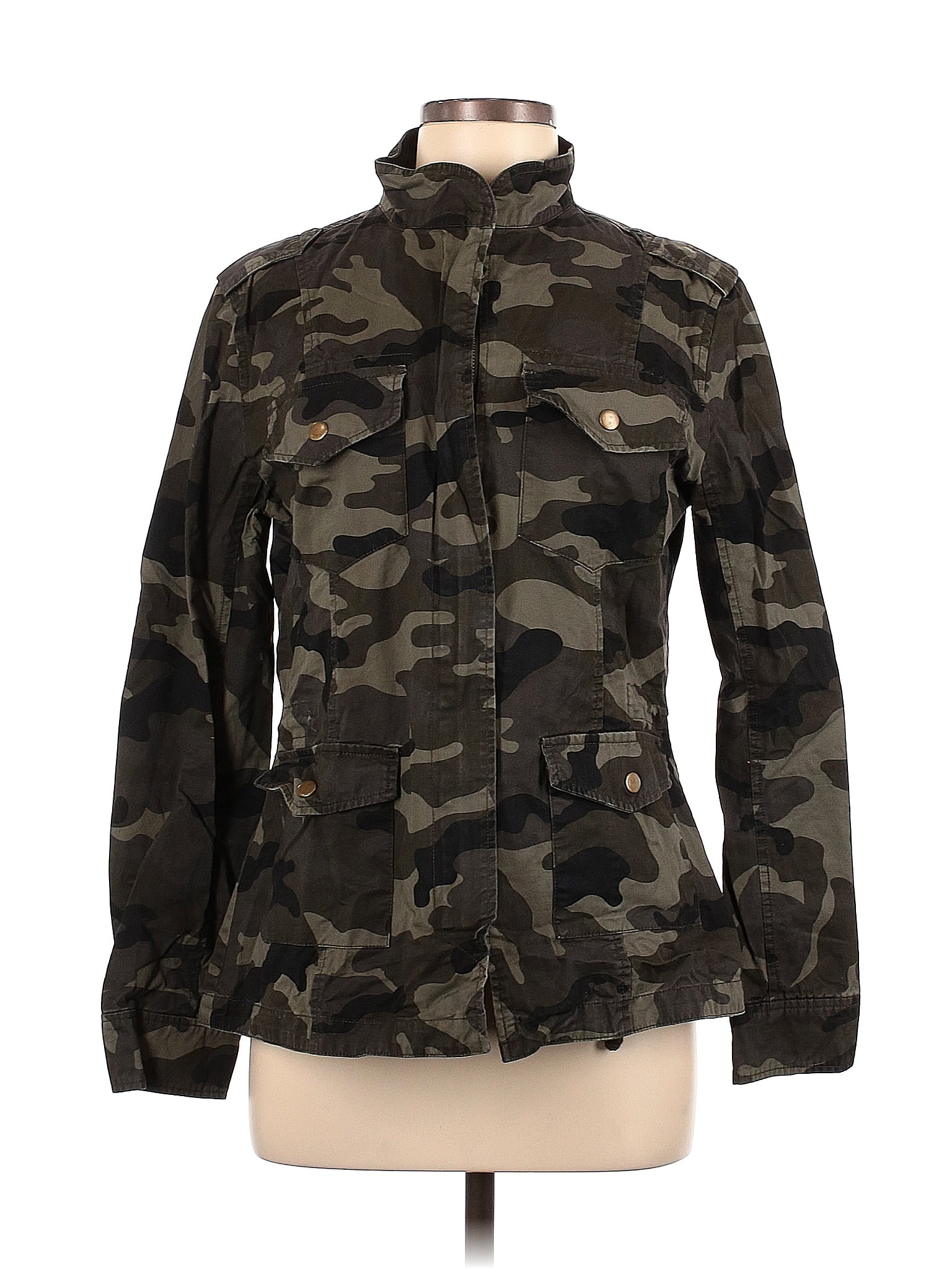 Love Tree 100% Cotton Camo Black Jacket Size M - 50% off | thredUP