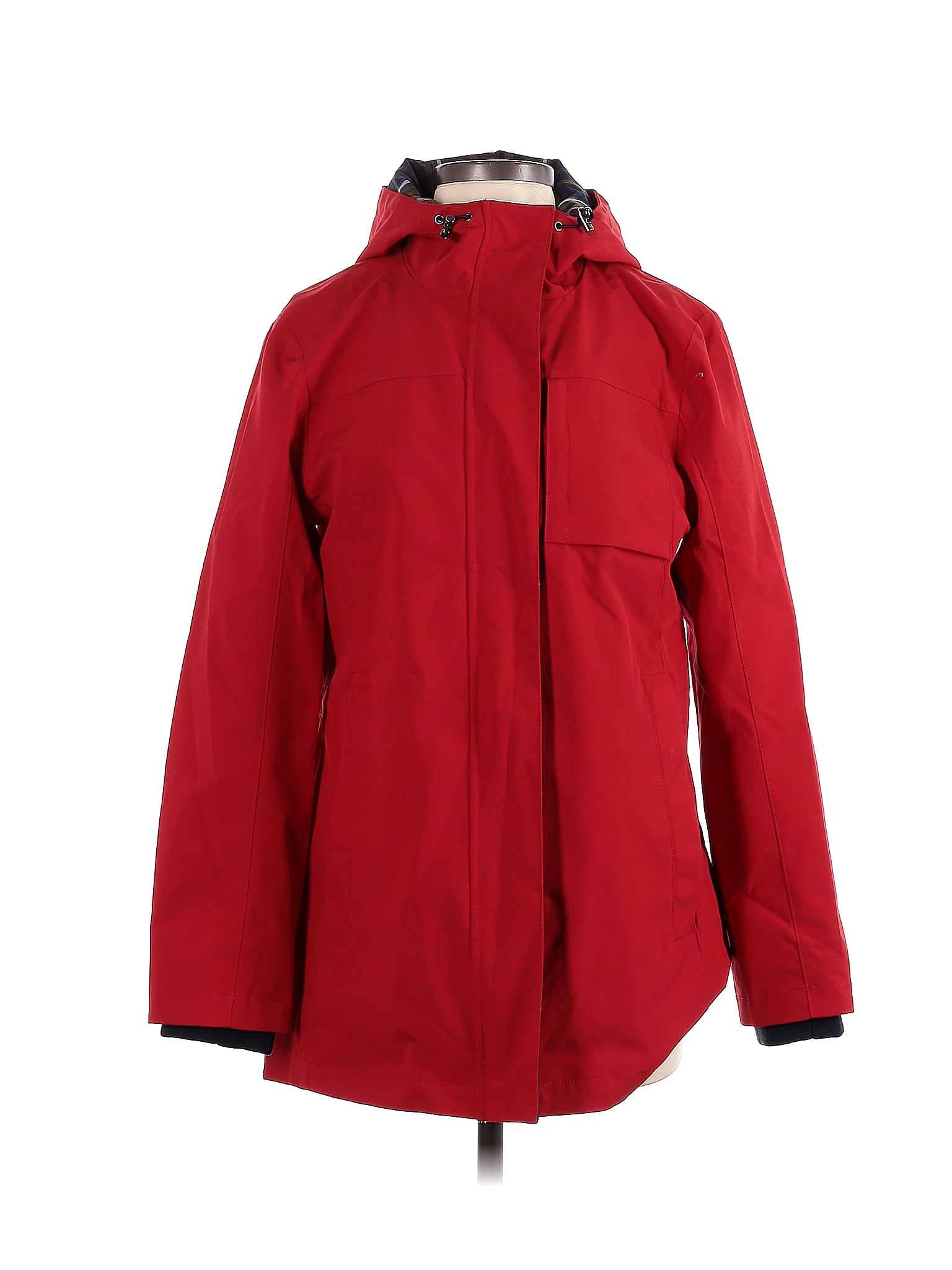 Pendleton 100% Polyester Solid Red Coat Size S - 65% off | thredUP