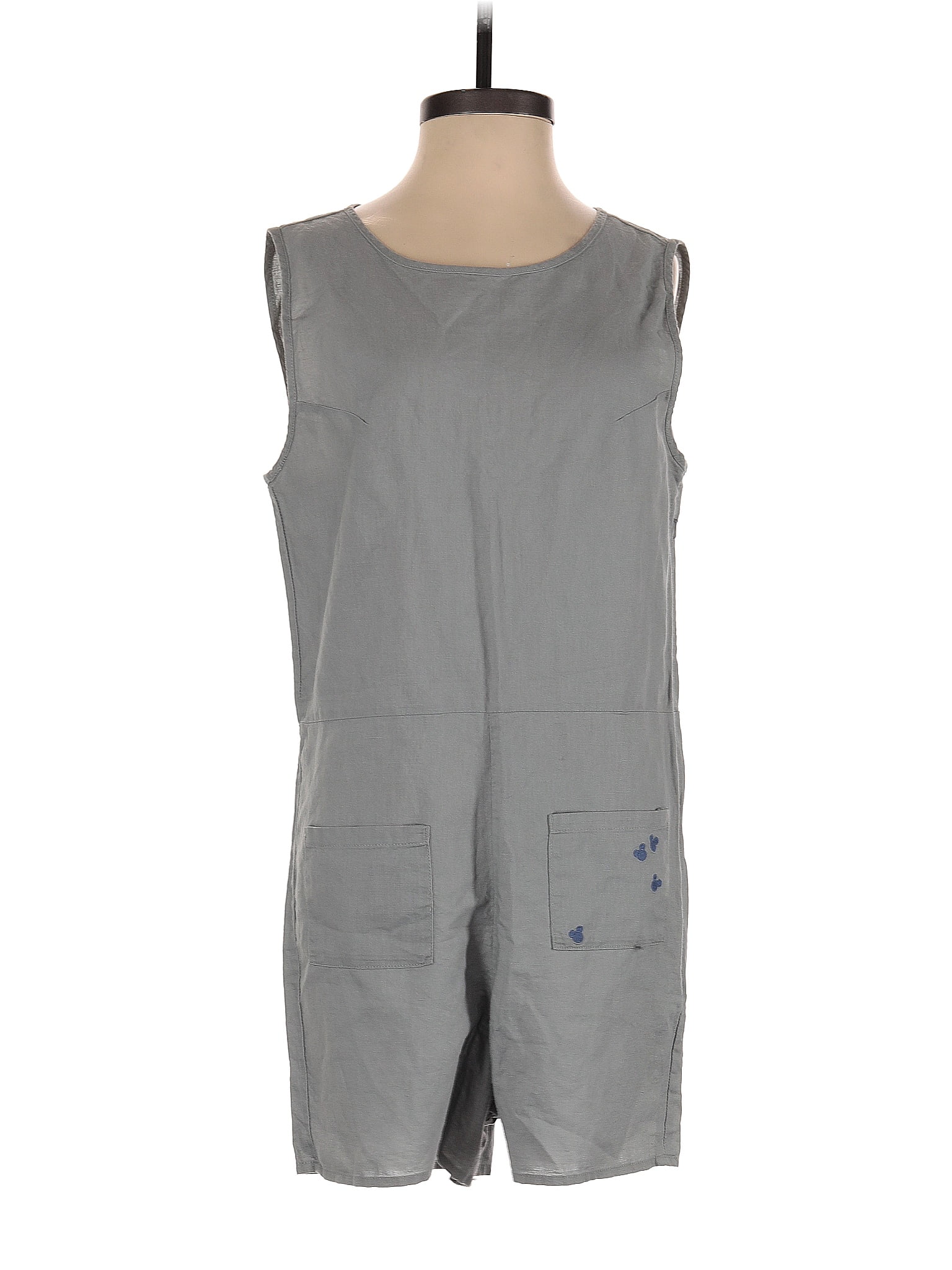 Junk Food Solid Gray Romper Size XS - 51% off | thredUP