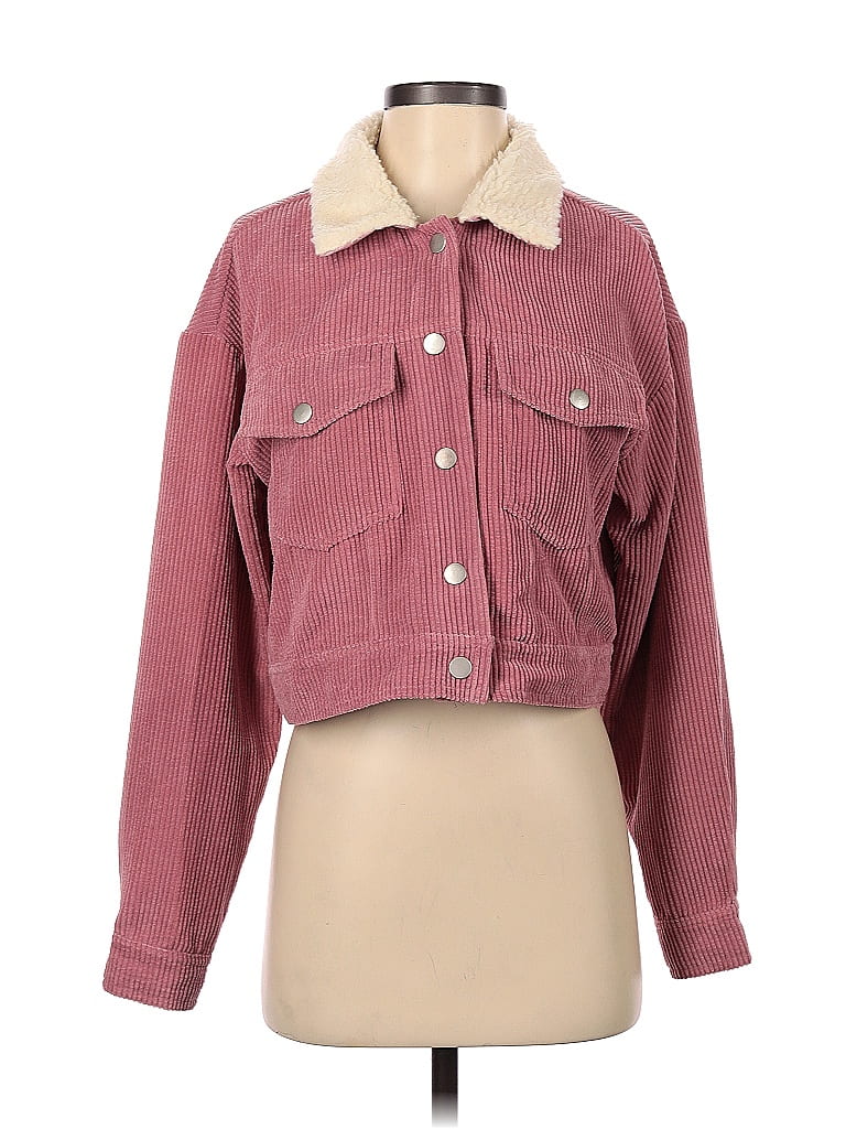 Shein Burgundy Jacket Size S - 47% off | ThredUp