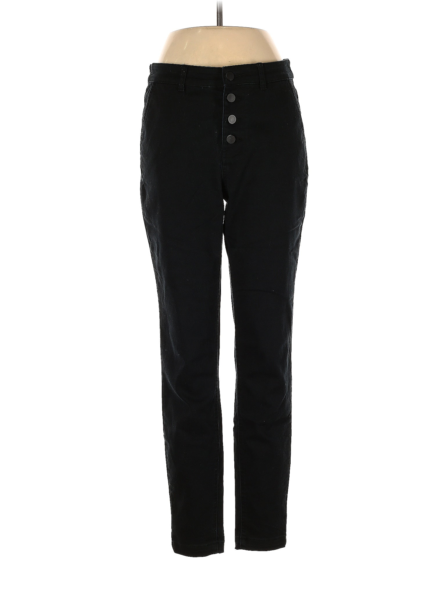 A New Day Solid Black Jeans Size 8 - 40% off | thredUP