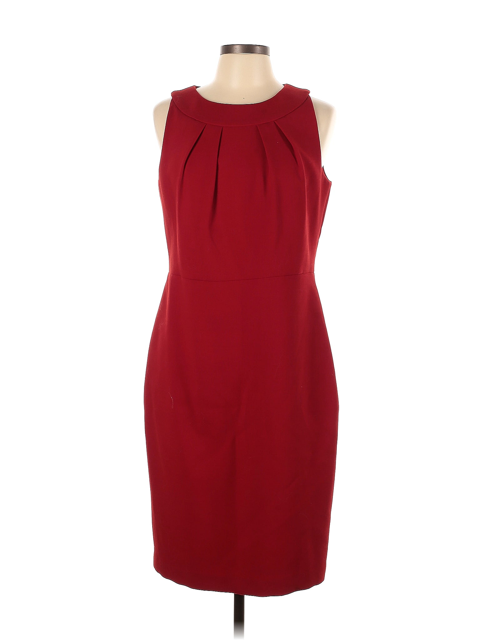 Talbots Solid Burgundy Cocktail Dress Size 12 - 73% off | thredUP