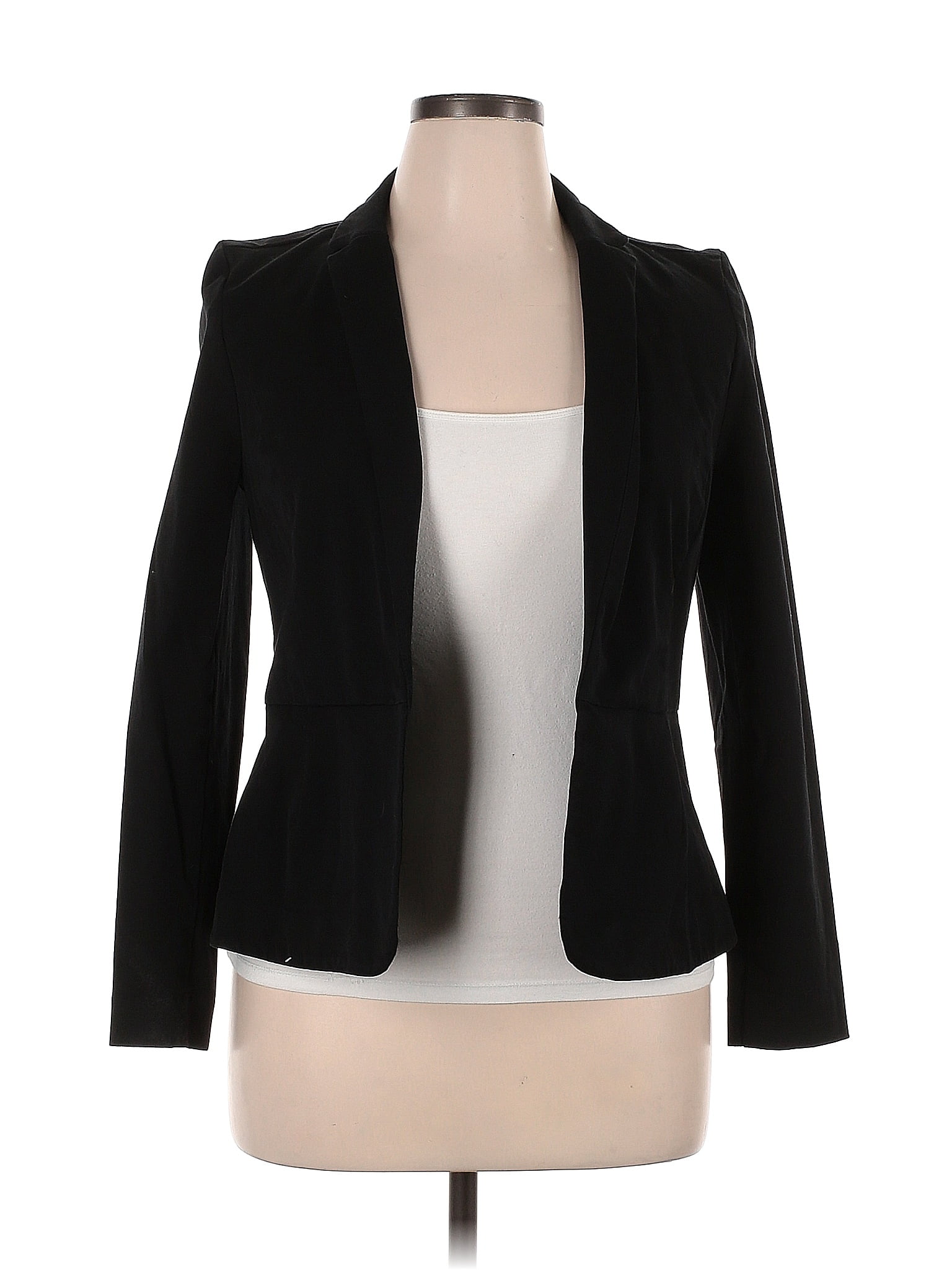 Simply Styled Solid Black Blazer Size 16 - 42% off | thredUP