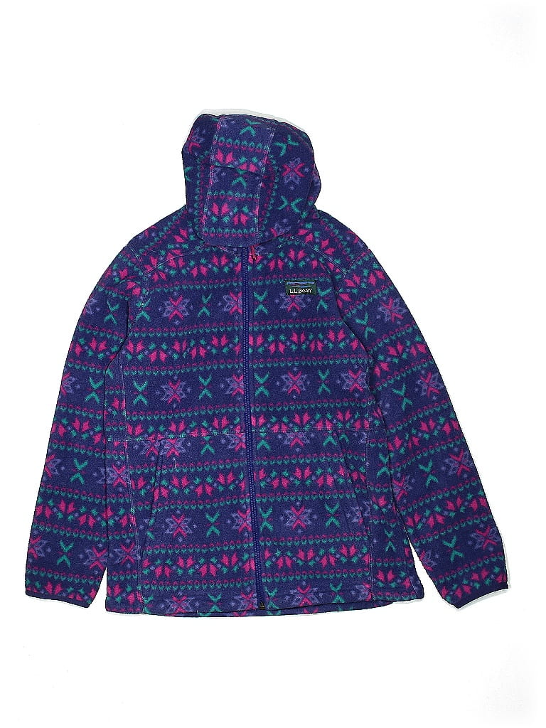 L.L.Bean 100% Polyester Purple Fleece Jacket Size 14 - 52% off | thredUP