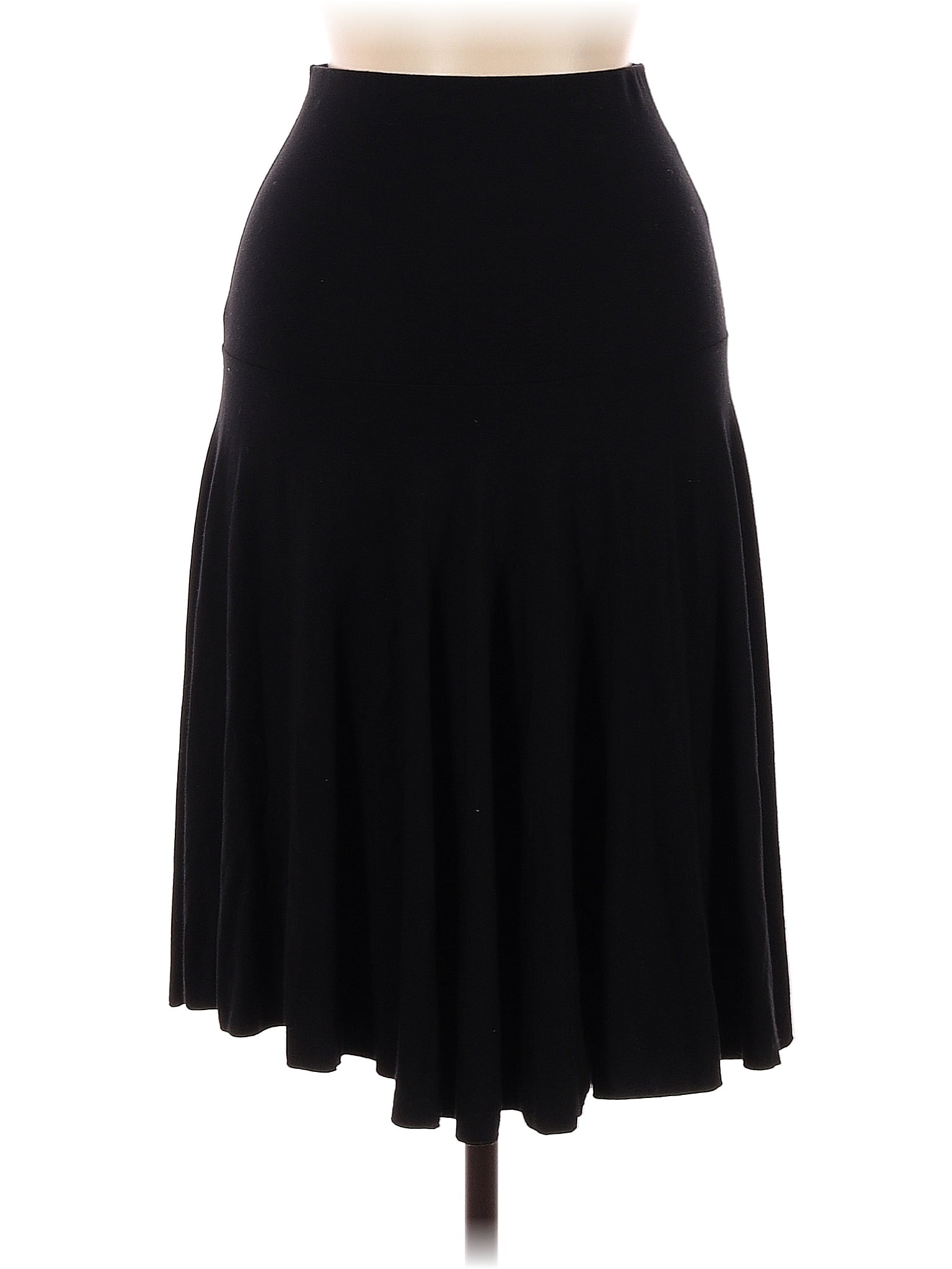 Figwood 100% Rayon Solid Black Casual Skirt One Size - 62% off | thredUP