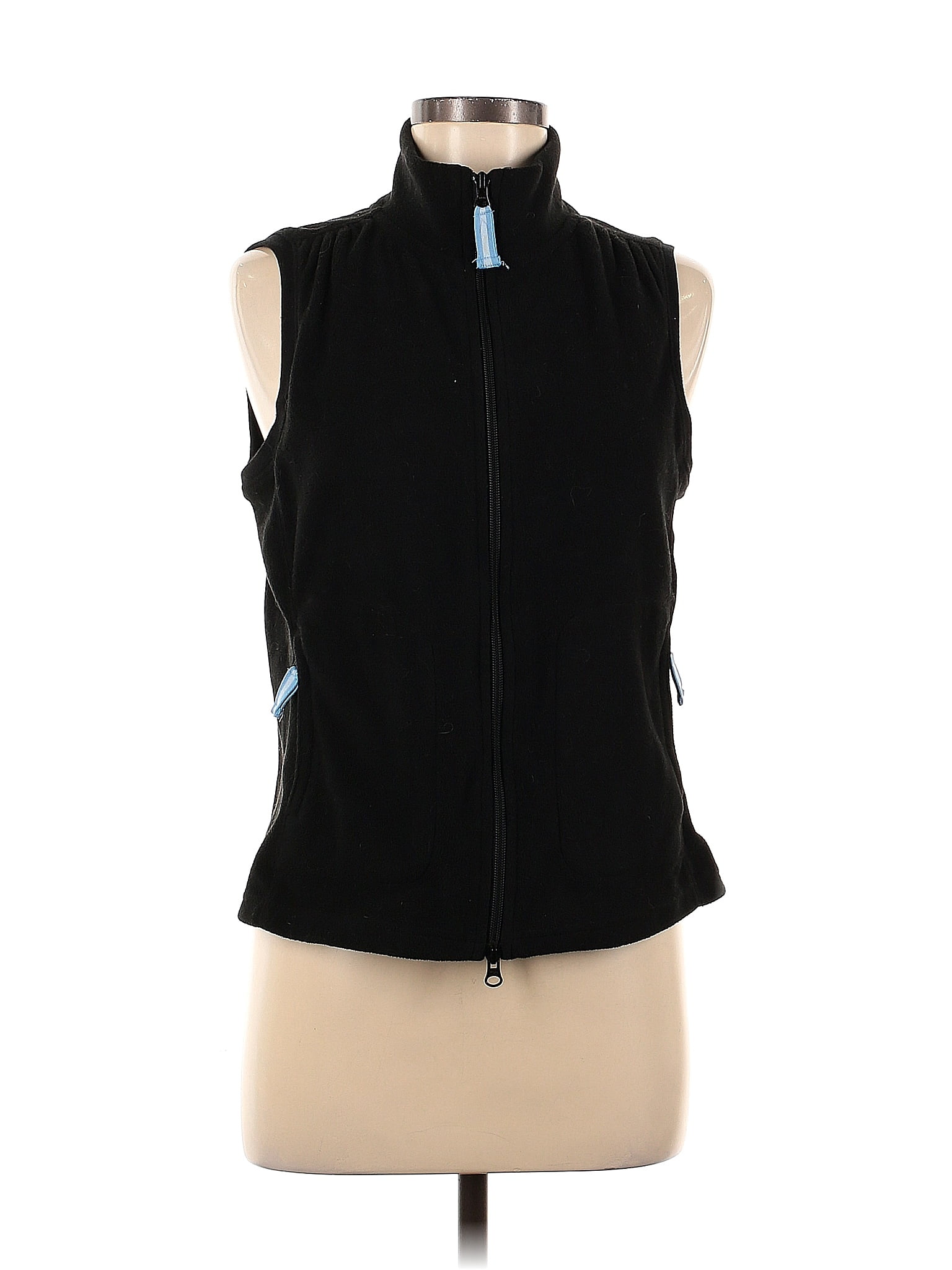 Assorted Brands 100% Polyester Solid Black Vest Size M - 62% off | ThredUp