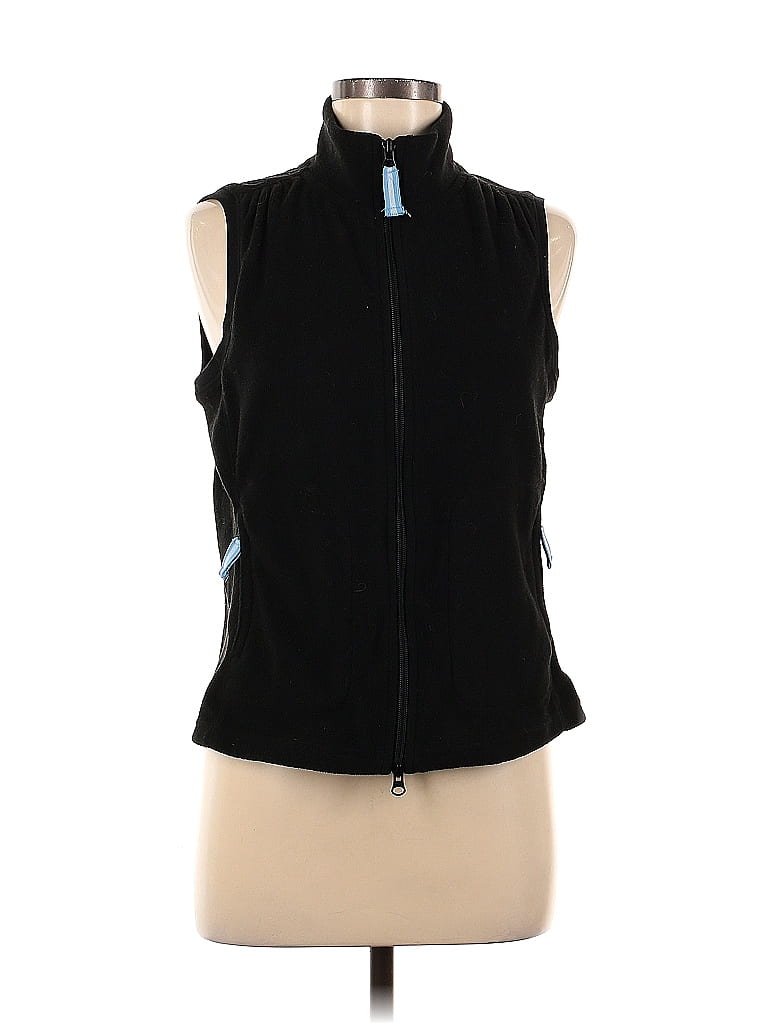 Assorted Brands 100% Polyester Solid Black Vest Size M - 62% off | ThredUp