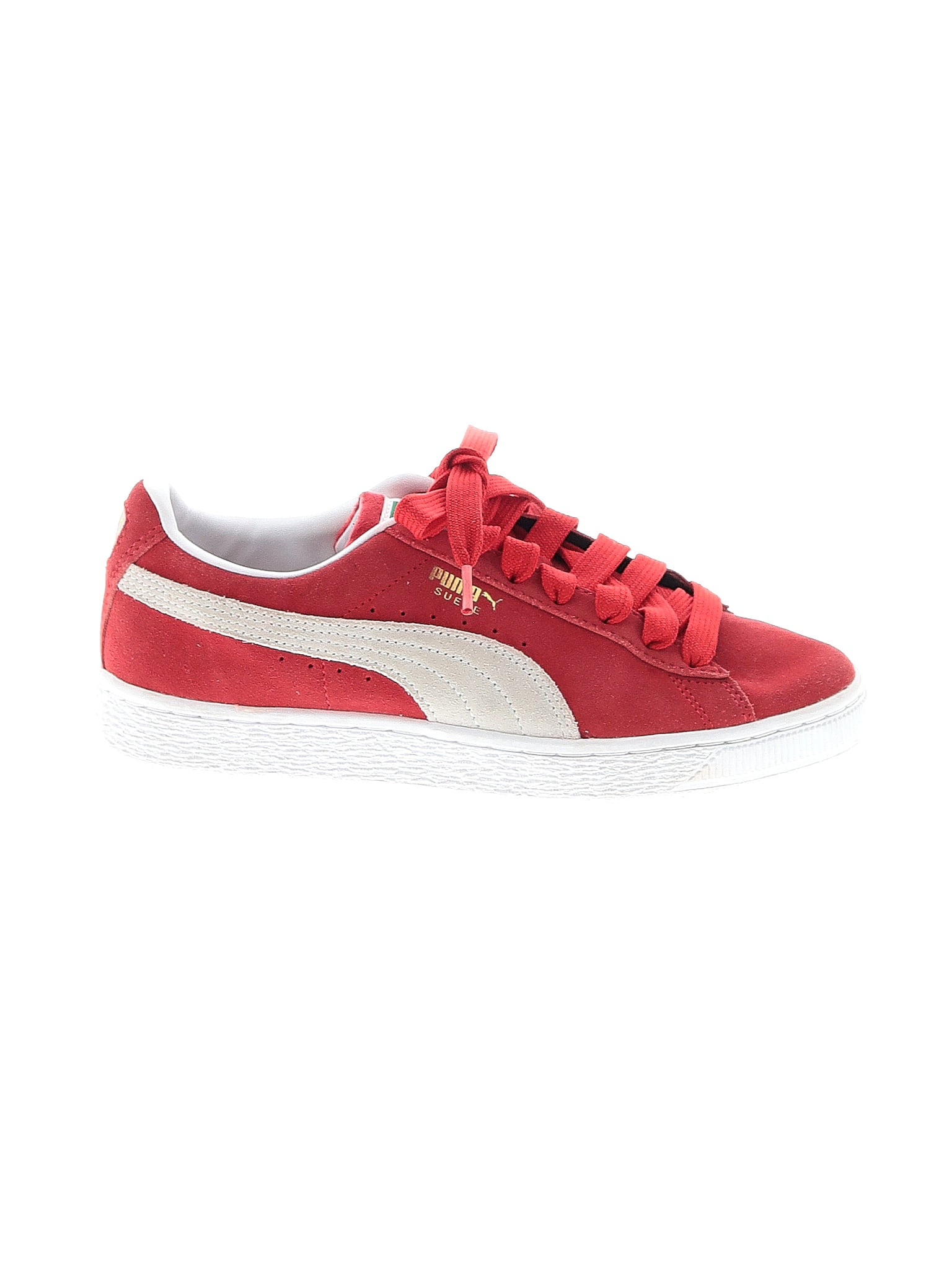 Puma Color Block Red Sneakers Size 6 - 50% off | thredUP