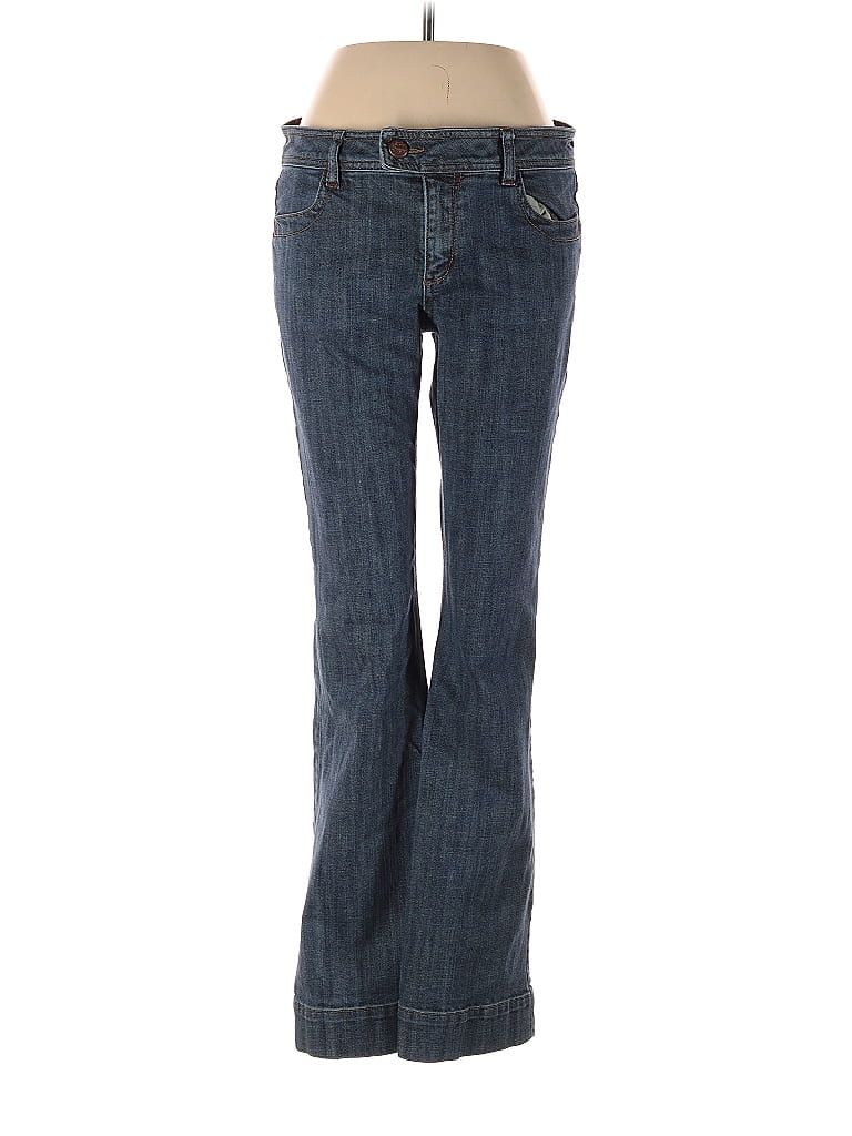 CAbi Solid Blue Jeans Size 6 - 72% off | ThredUp