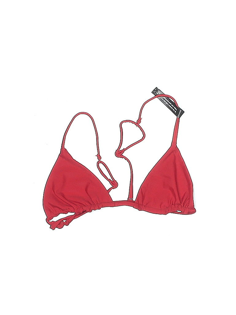 Assorted Brands Solid Red Swimsuit Top Size S 48 Off Thredup