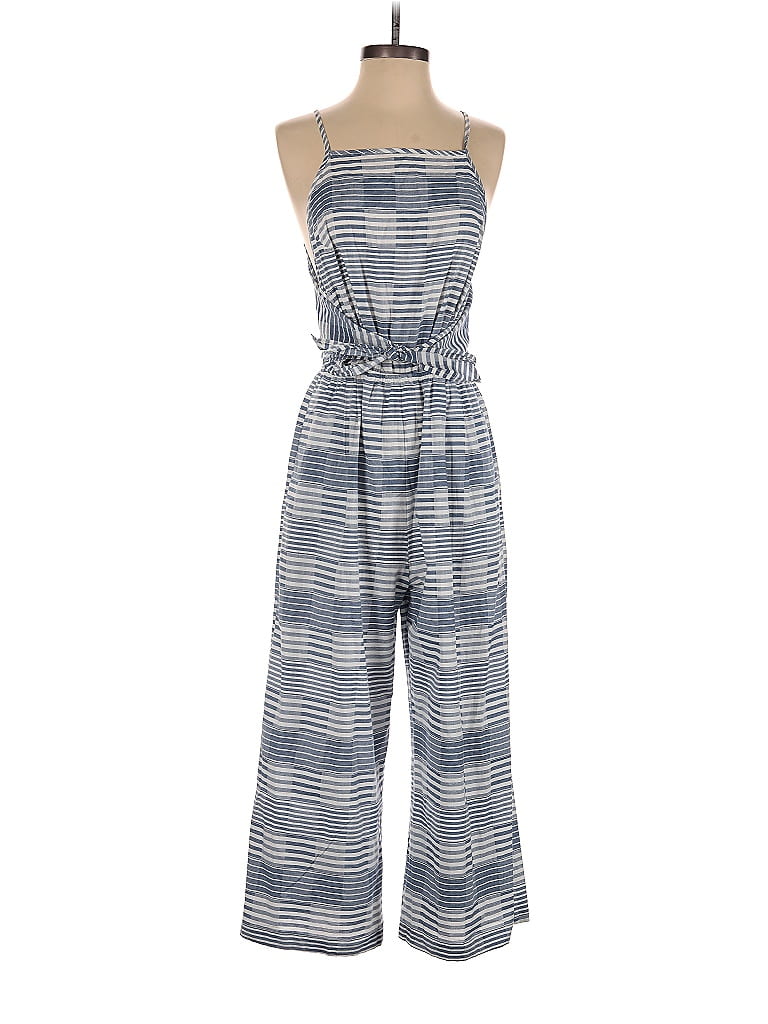 Lovestitch Stripes Multi Color Blue Jumpsuit Size S - 55% off | thredUP