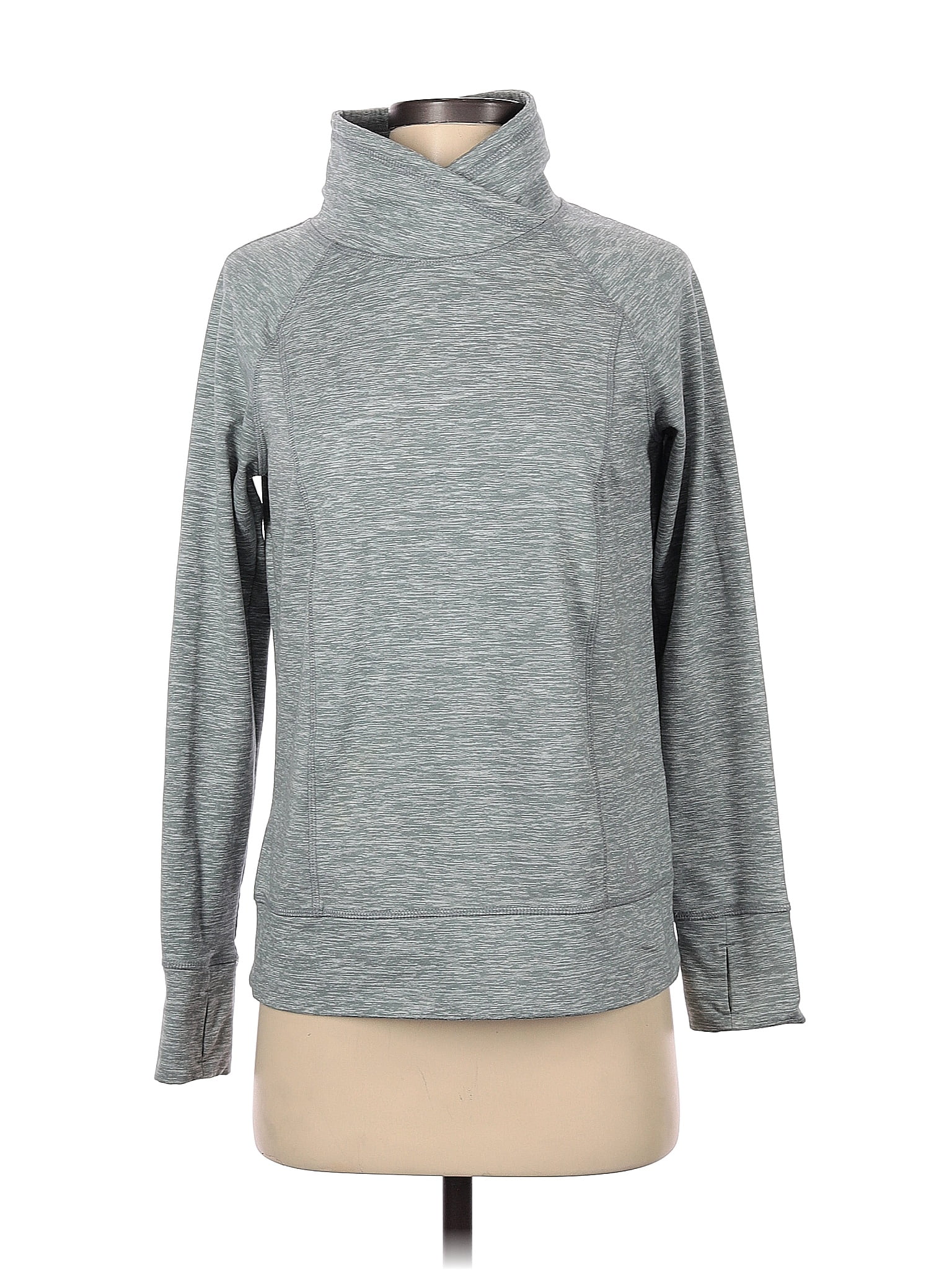 Gerry Color Block Gray Turtleneck Sweater Size S - 68% off | thredUP