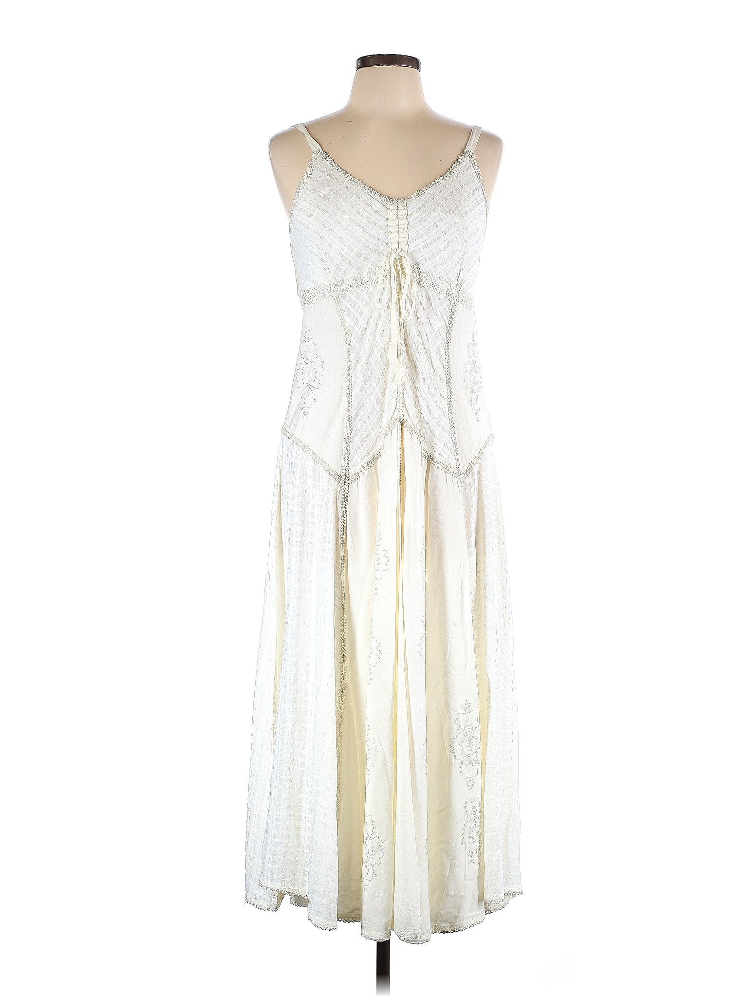 Scully 100% Rayon Solid White Ivory Cocktail Dress Size L - 57% off ...