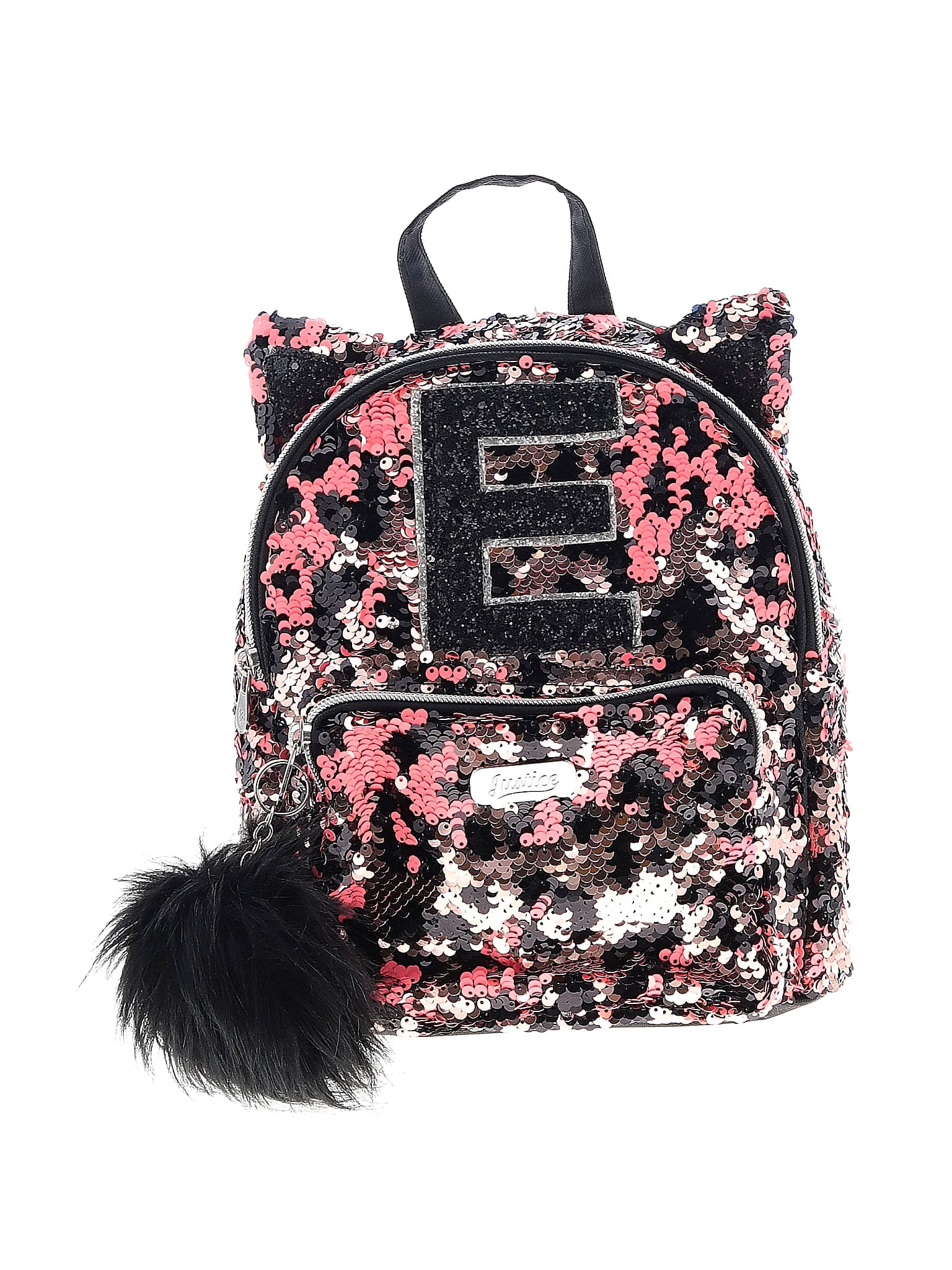 Justice Floral Black Pink Backpack One Size (Kids) - 53% off | thredUP