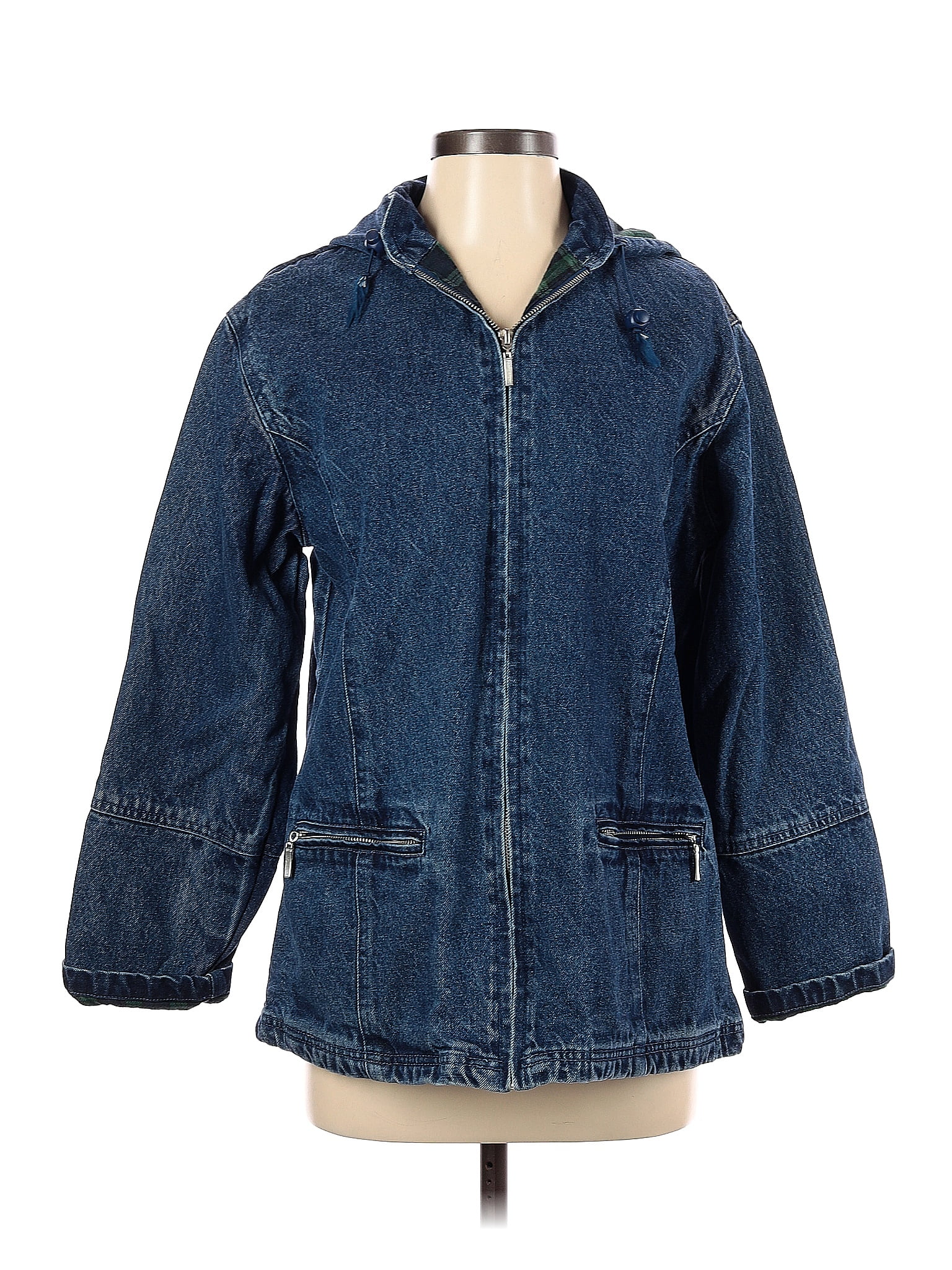 North Style 100% Cotton Blue Denim Jacket Size S - 75% off | ThredUp