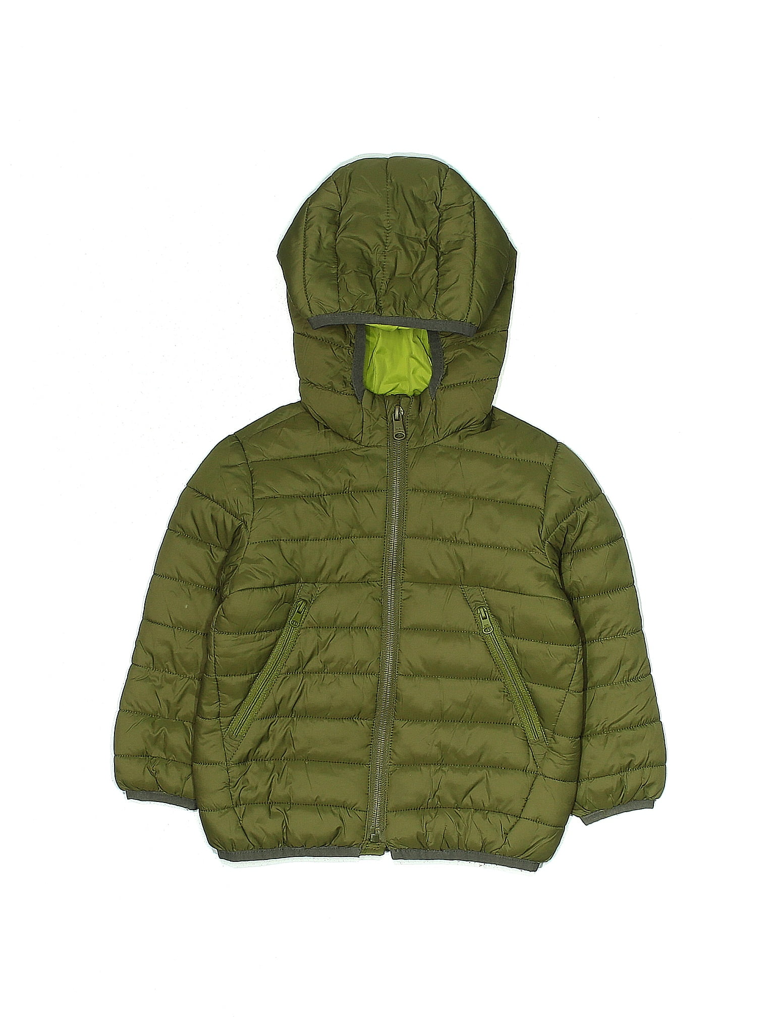 Zara Baby Solid Green Jacket Size 2T - 3T - 47% off | thredUP