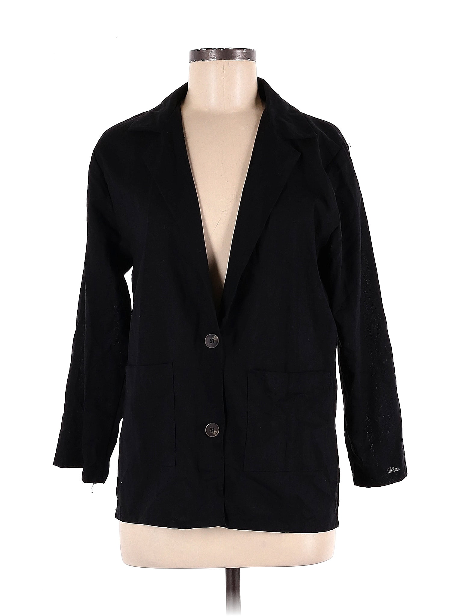 Assorted Brands Solid Black Jacket Size 6 - 59% off | thredUP