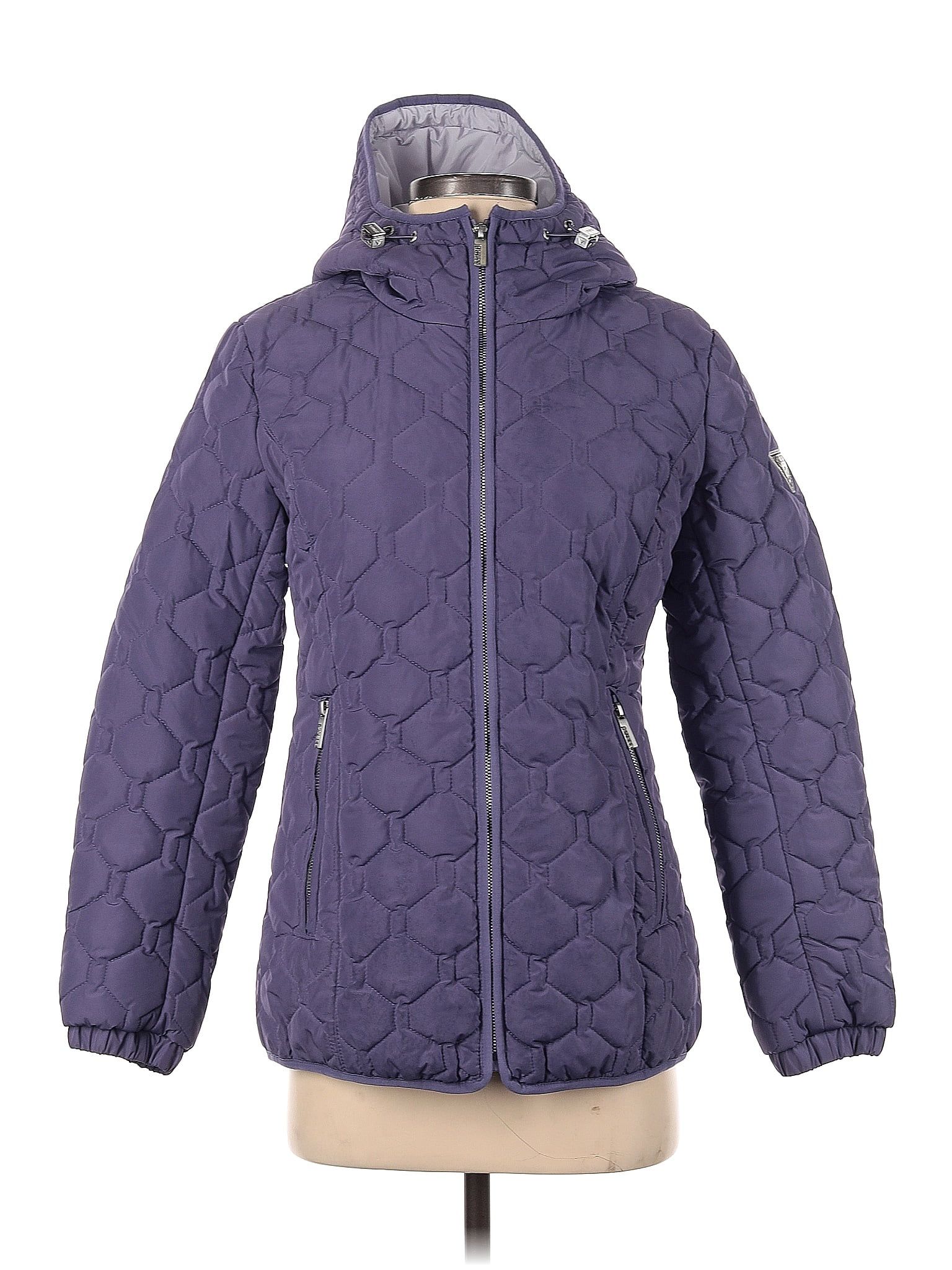 Guess Solid Purple Jacket Size S - 66% off | thredUP