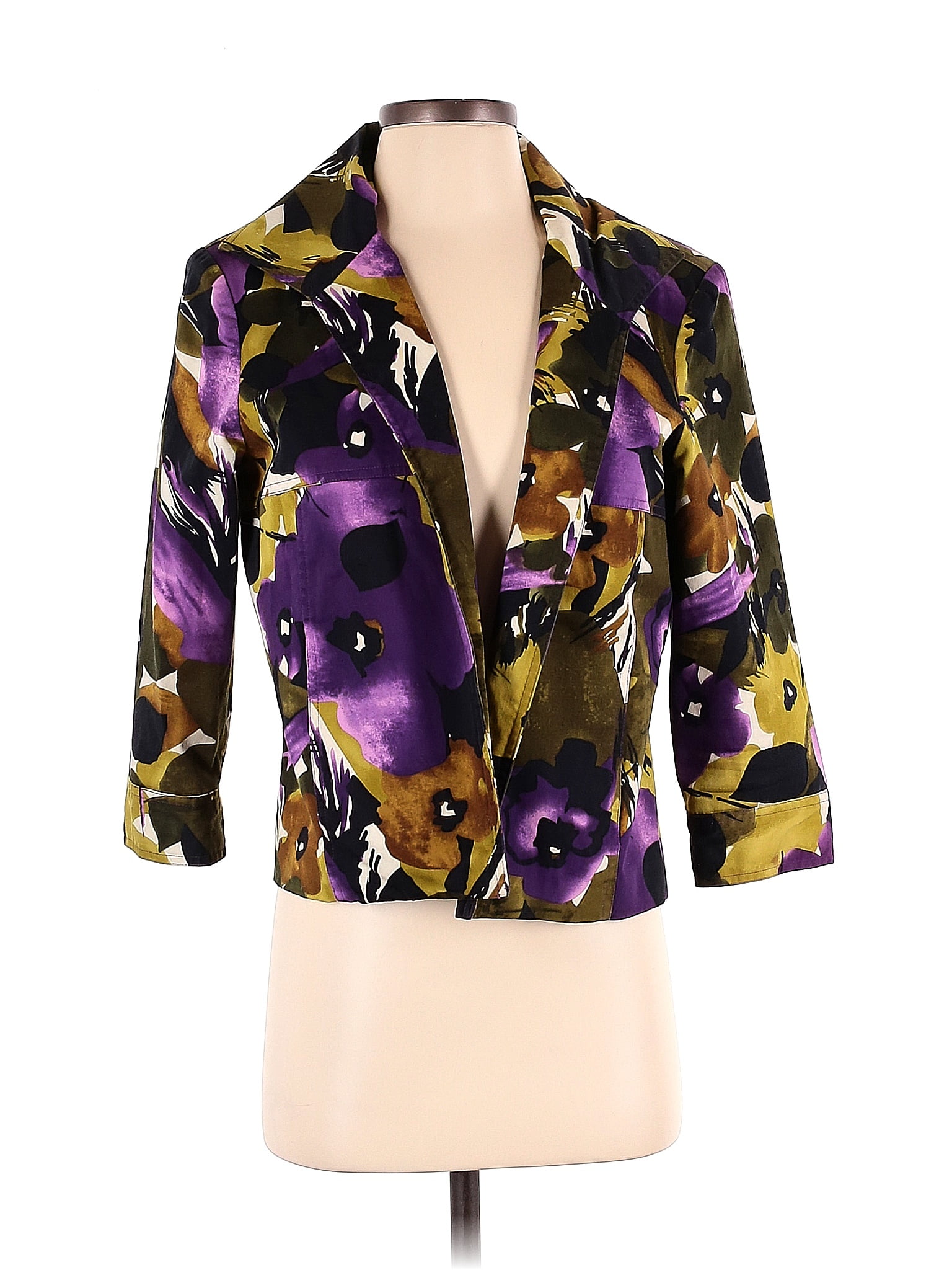 Patrick Christopher Selections Floral Purple Jacket Size M - 58% off ...