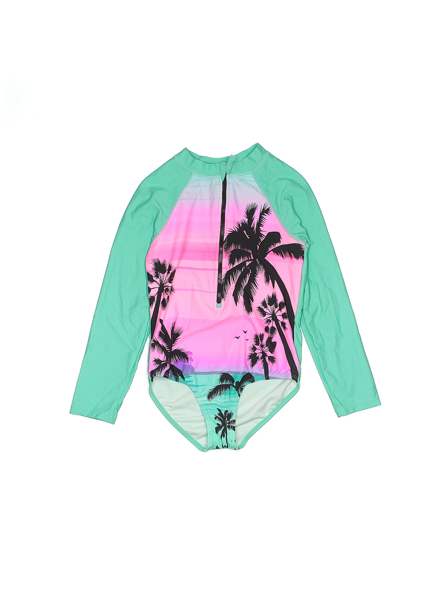 Limited Too Green One Piece Swimsuit Size 10 - 12 - 57% off | thredUP