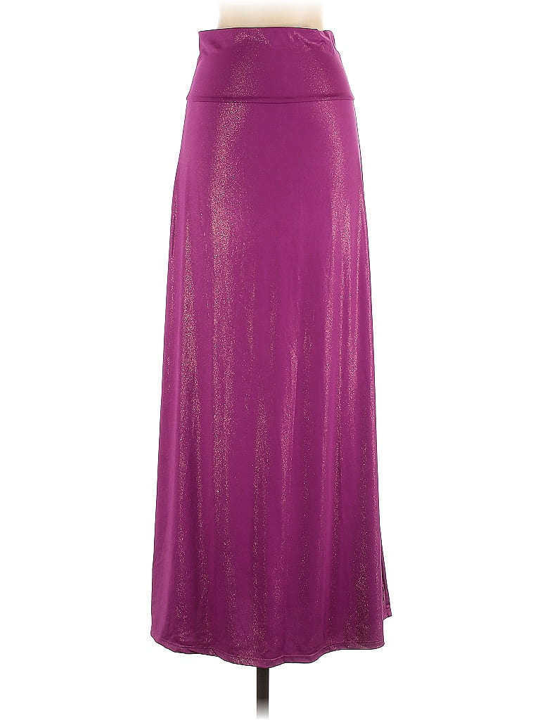 Agnes And Dora Solid Purple Casual Skirt Size S 60 Off Thredup