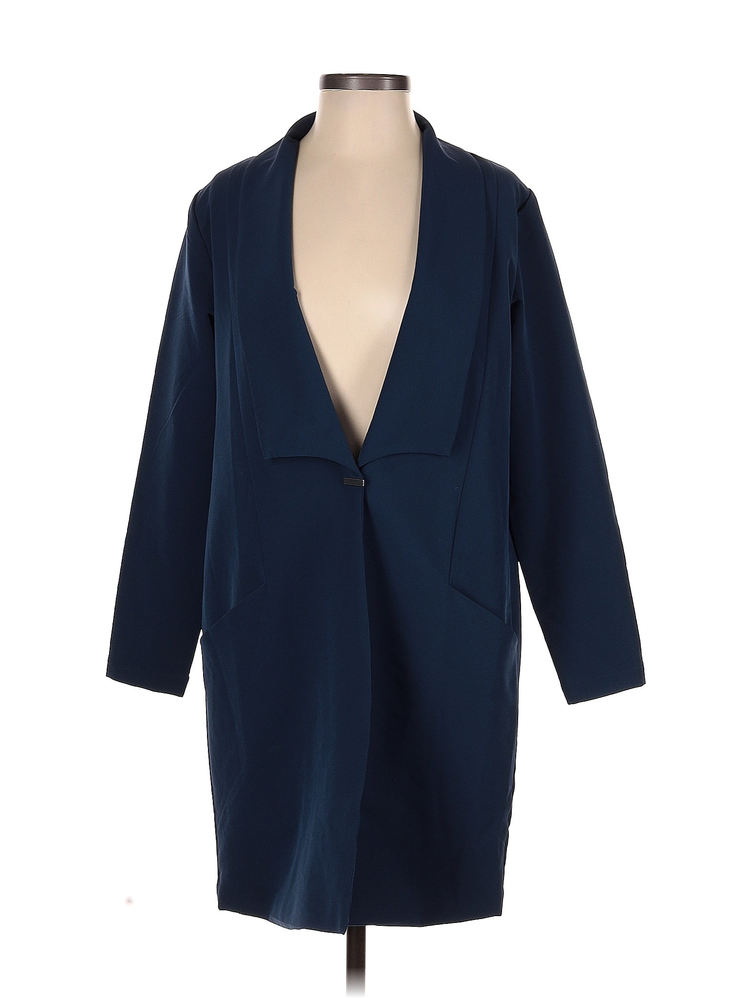 Betabrand Solid Navy Blue Blazer Size S - 71% off | thredUP