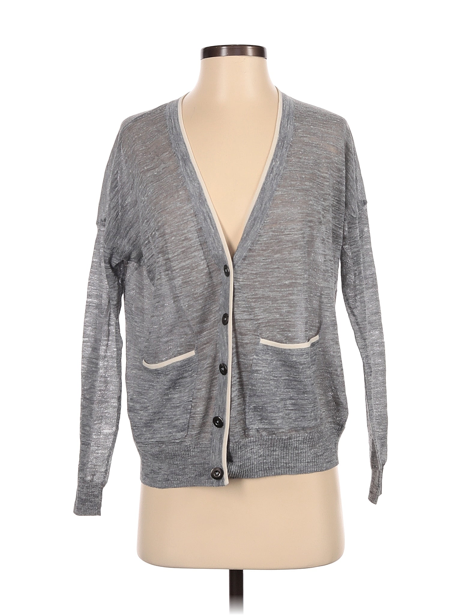 Madewell Color Block Marled Gray Cardigan Size XS - 76% off | thredUP